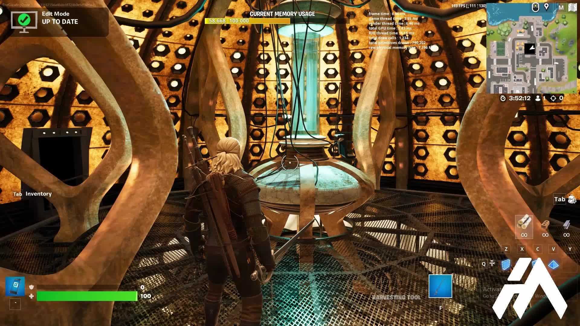 ArtStation - Fortnite Creative UE5 TARDIS INTERIOR & EXTERIOR (WIP)