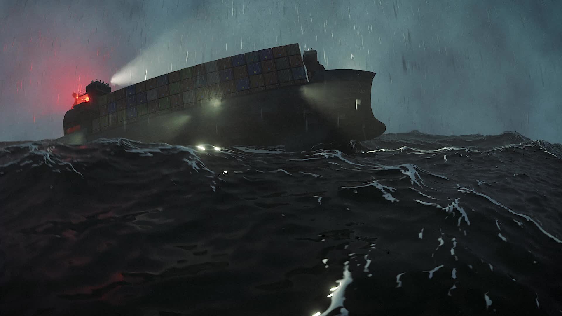 ArtStation - Realistic Ocean Fisheye Render