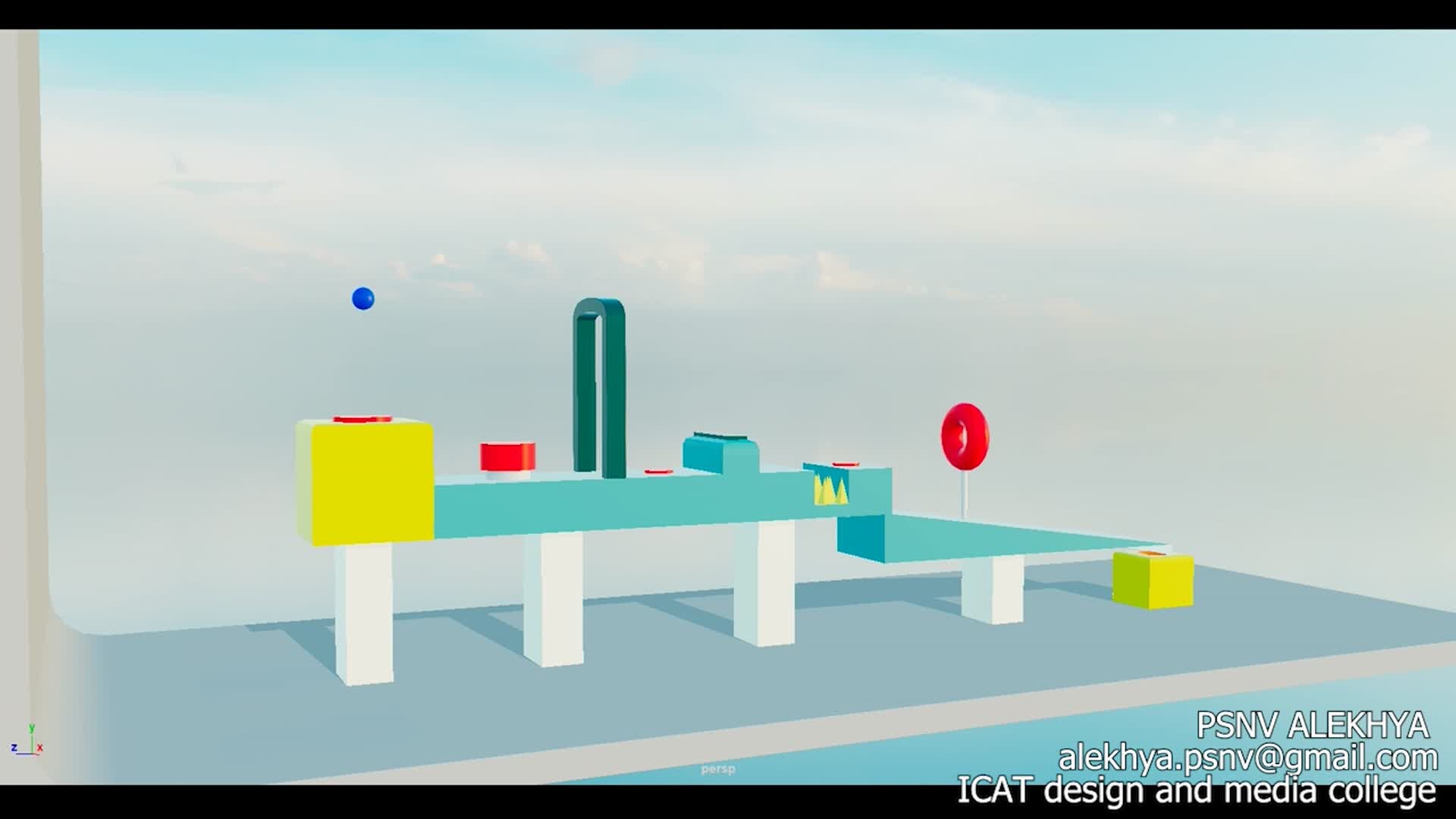 ArtStation - BOUNCING BALL ANIMATION