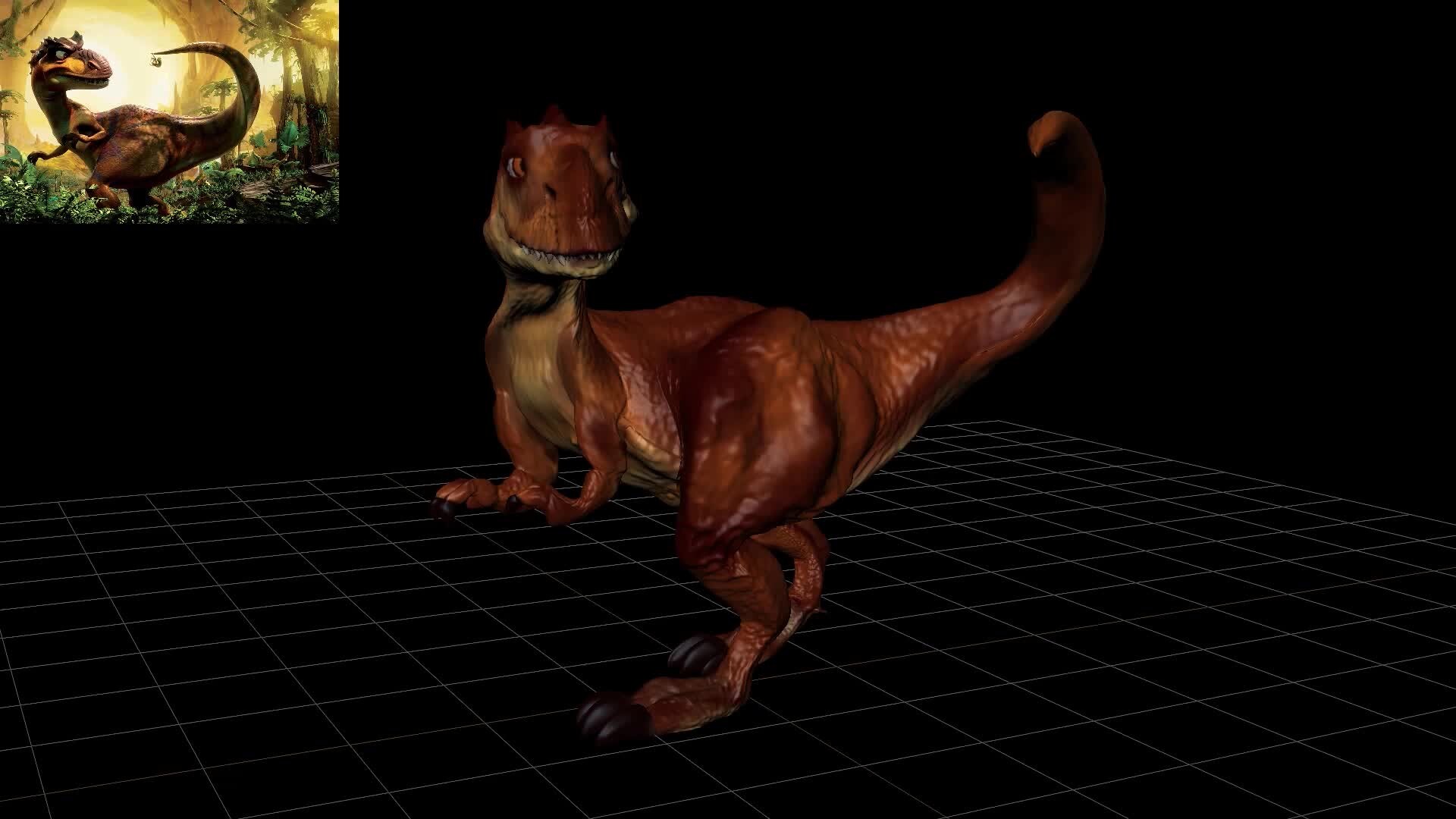 ArtStation - T-rex sculpted model in mudbox