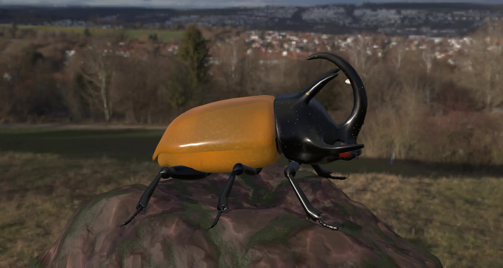 ArtStation - Beetle Freeze animation