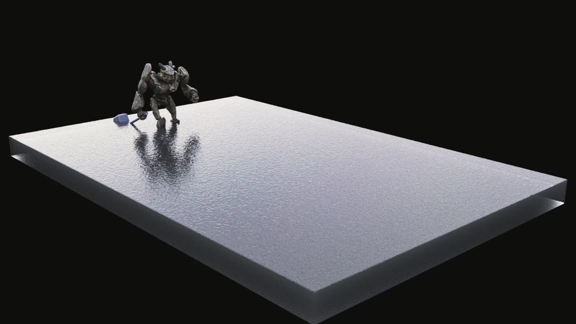 ArtStation - Crag walking through water