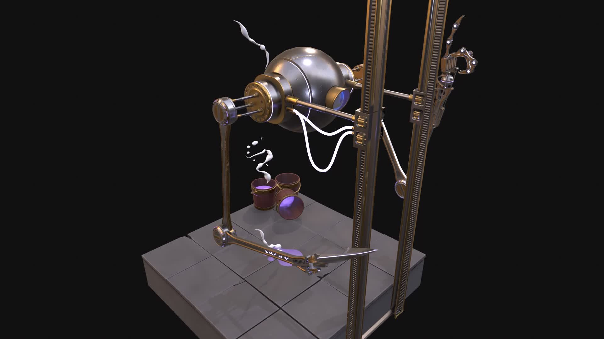 ArtStation - Harvesting Machine