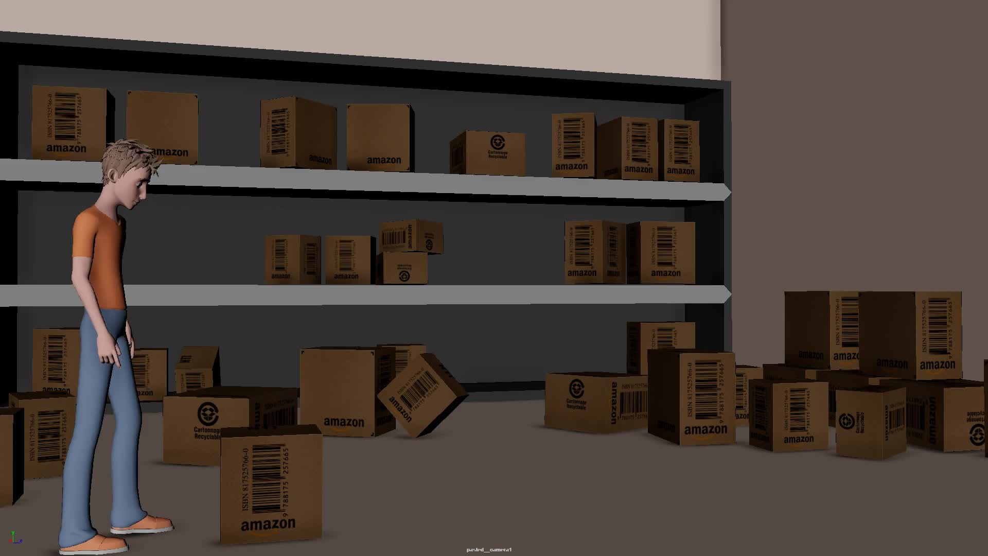 ArtStation - Push Box Animation