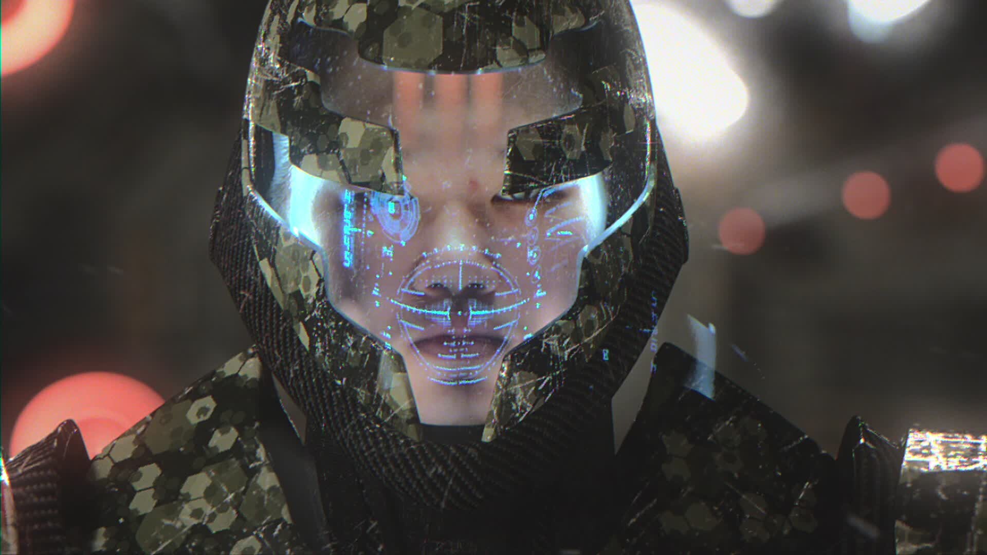 ArtStation - Compositing Sci-Fi Helmet