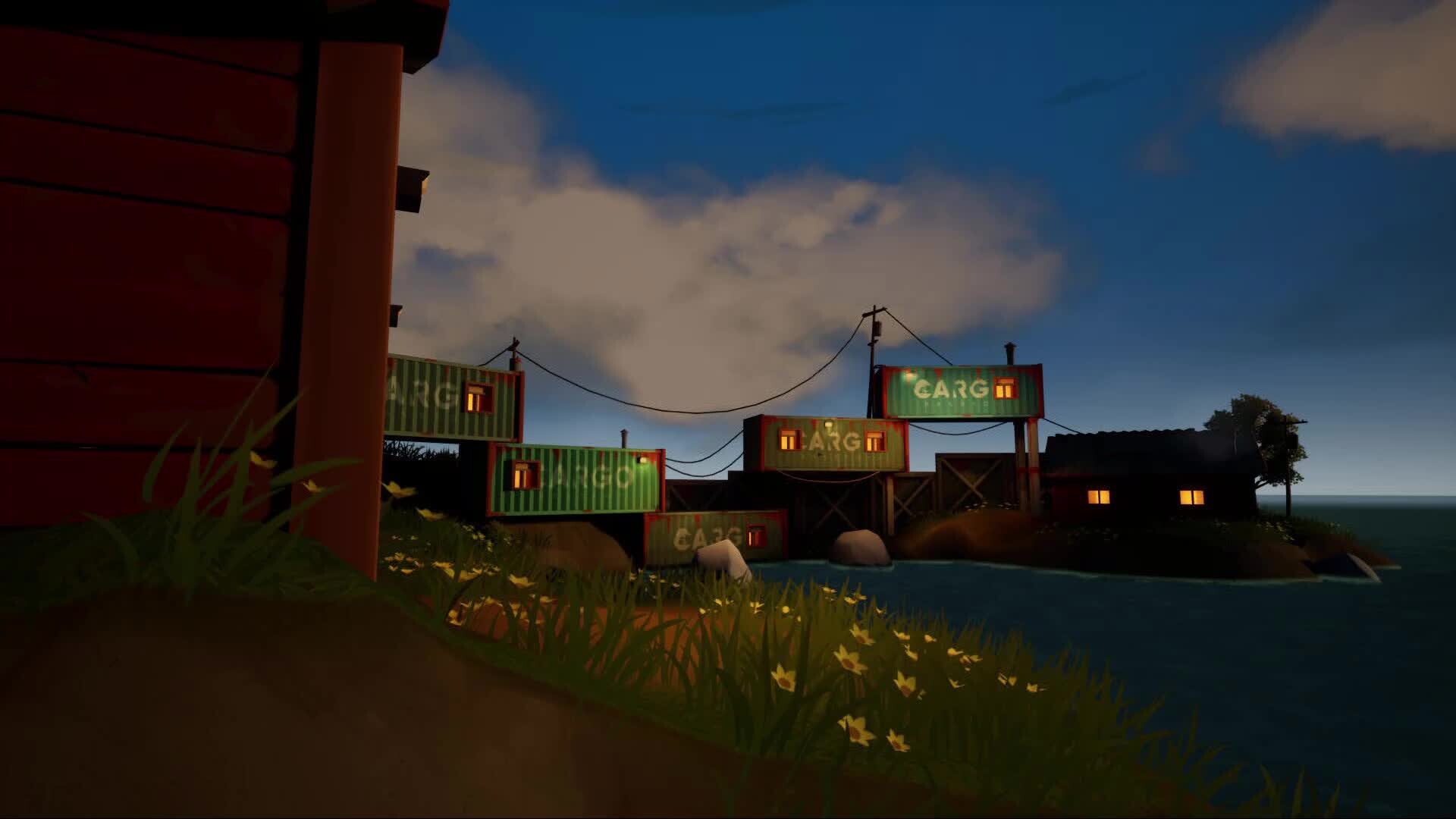 ArtStation - Stylized Fishing Town