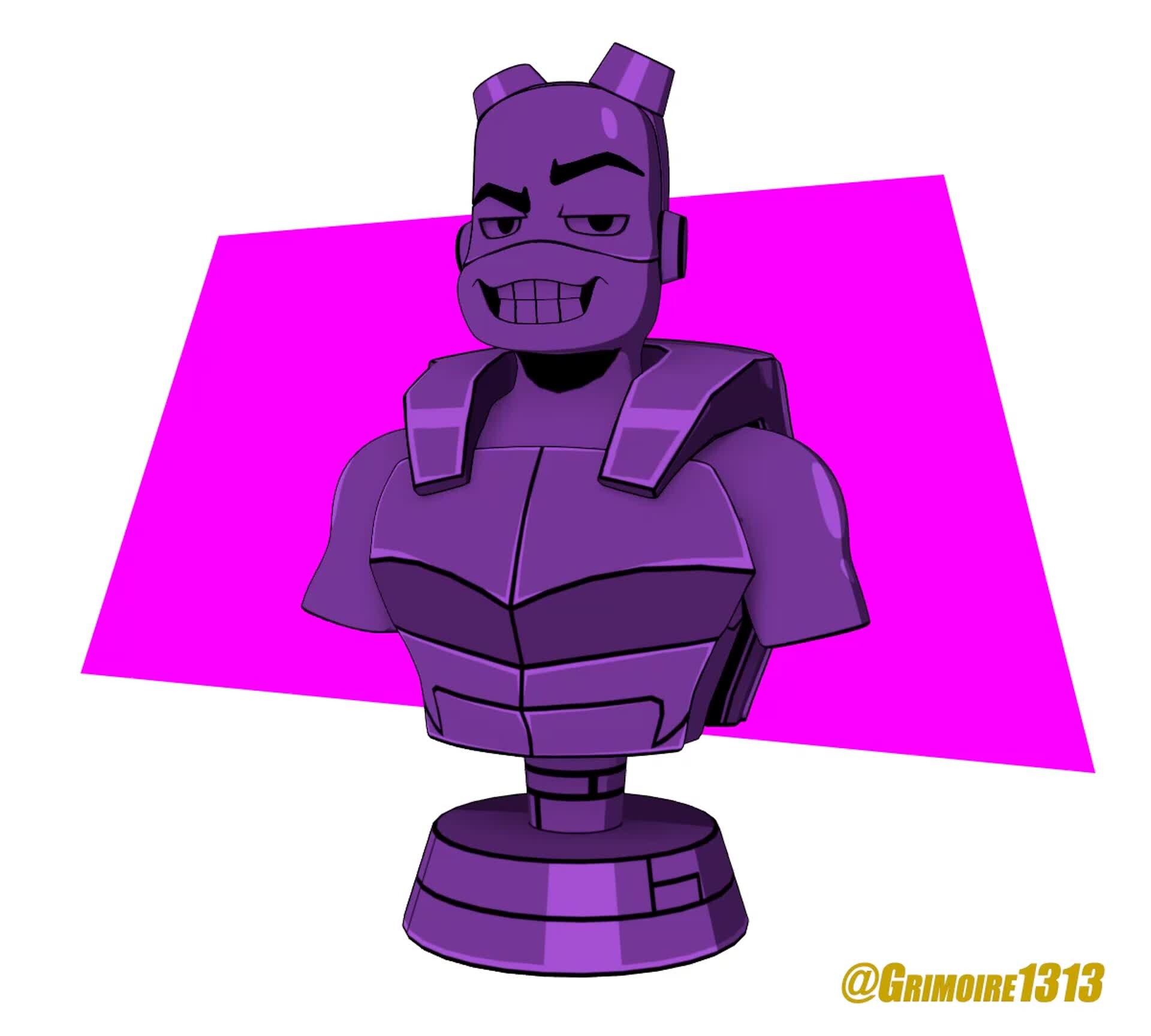 ArtStation - RotTMNT 3D Artwork - Donnie Bust