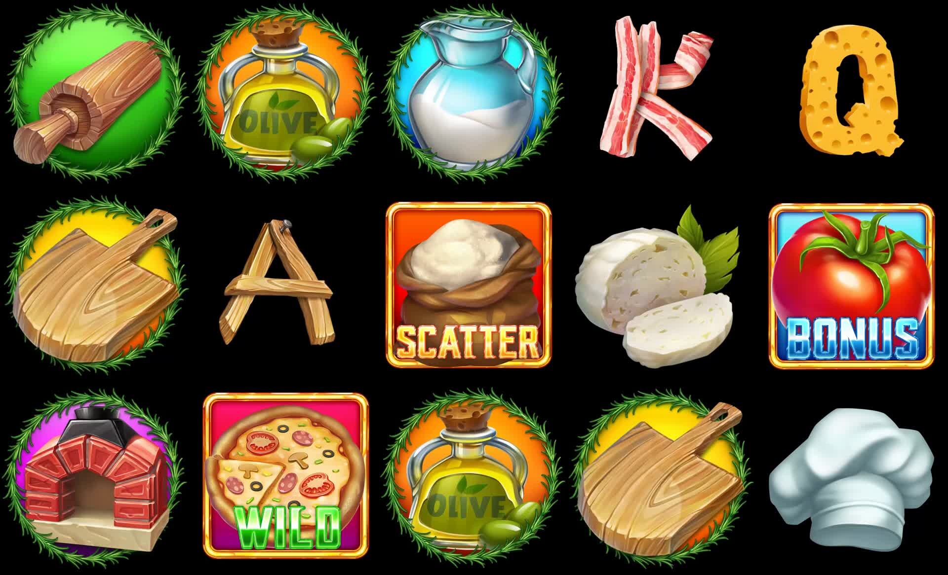 ArtStation - Slot characters animation for the casino game "Pizza Party"