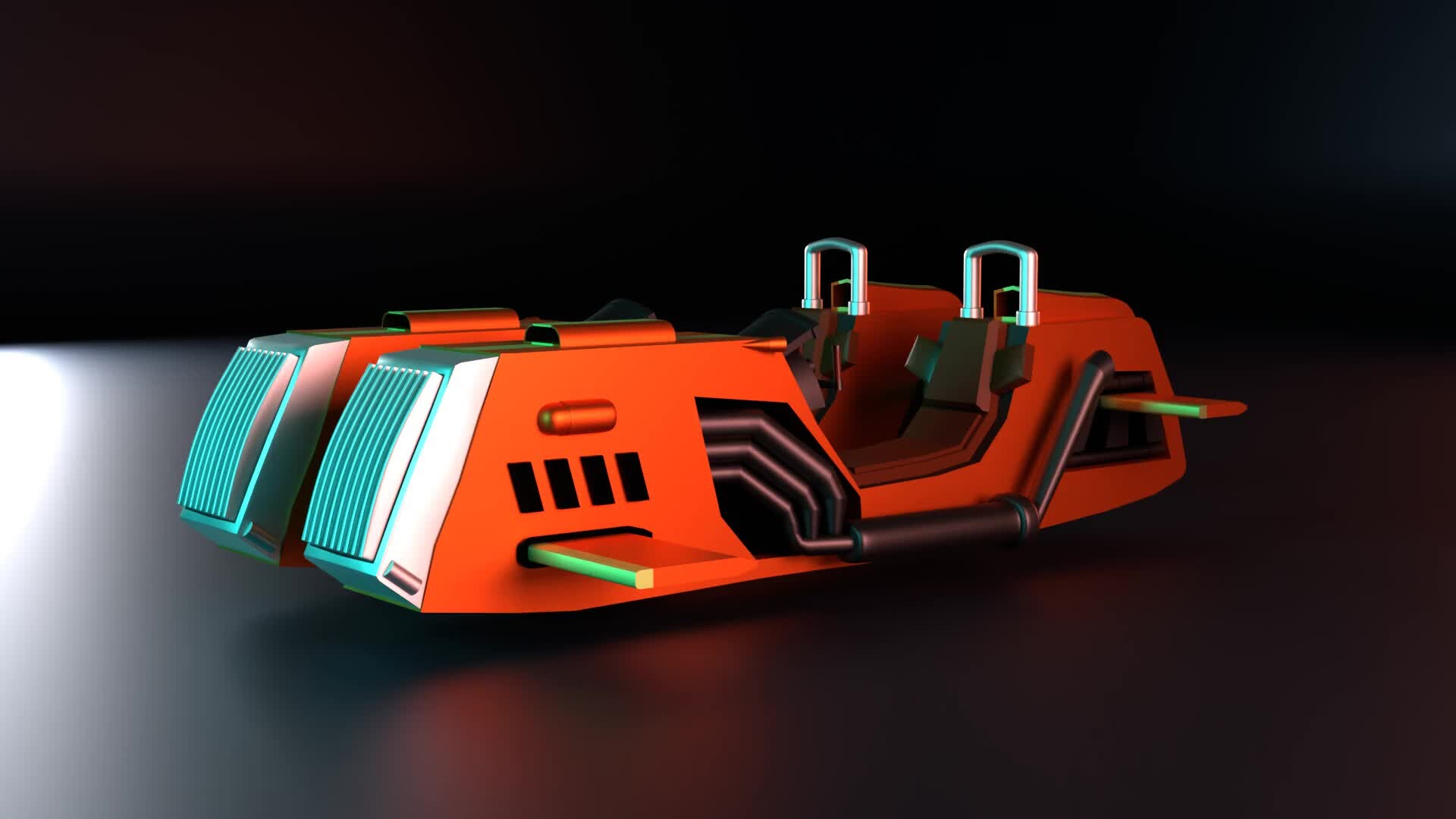 ArtStation - Hover Car 2 Render