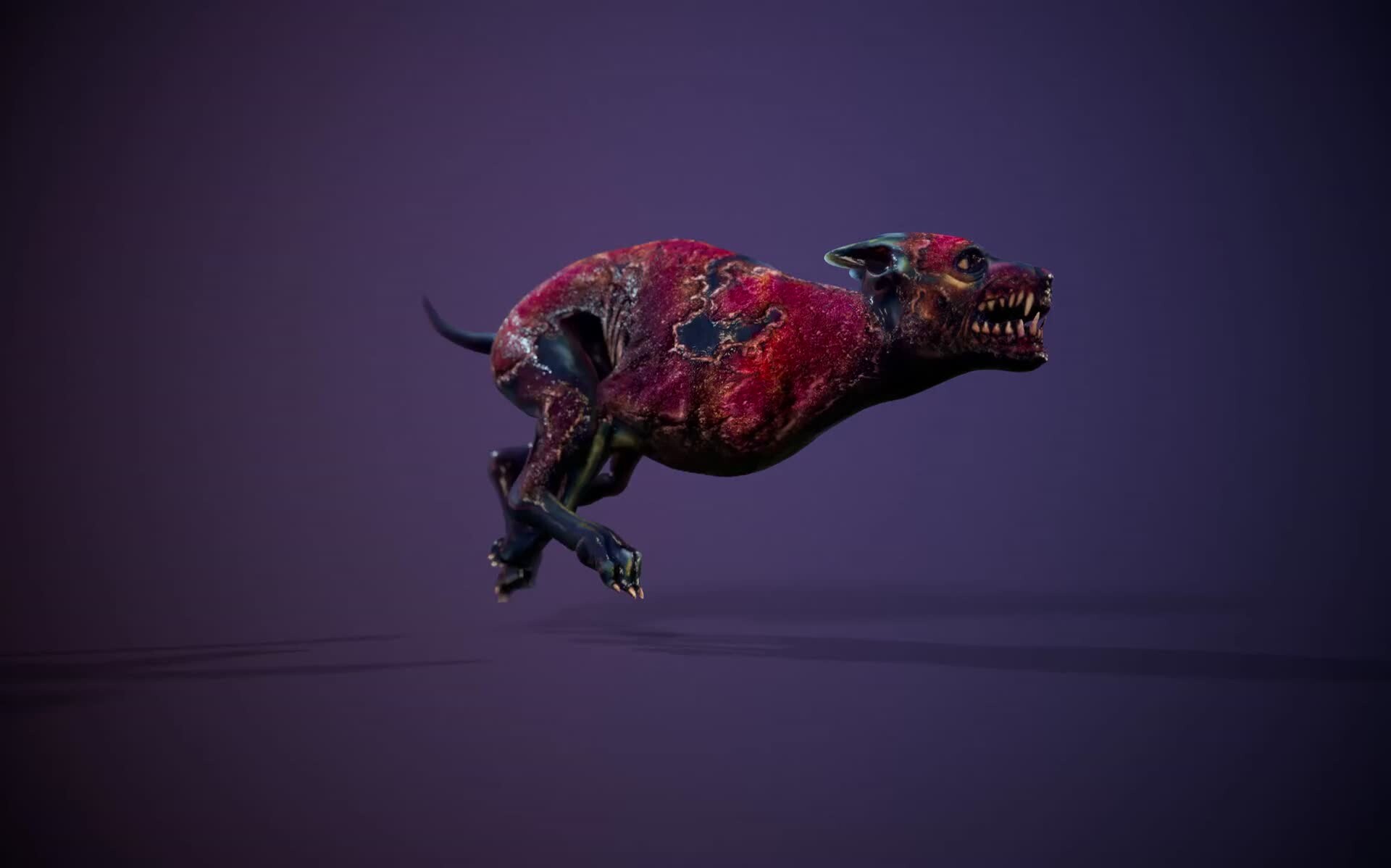 ArtStation - Zombie-Dog runcycle animation