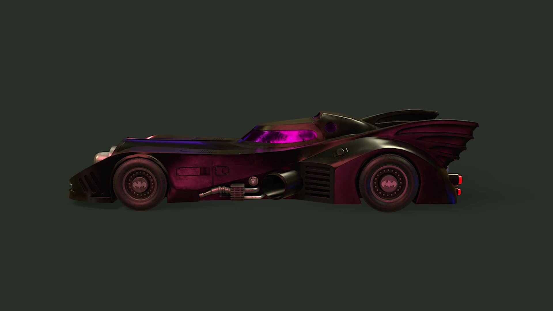 ArtStation - Batmobile 1989