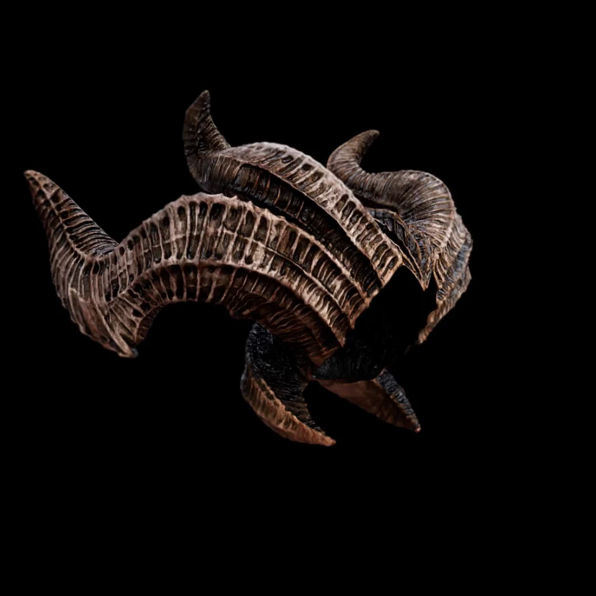 ArtStation - Lilith horns head dress