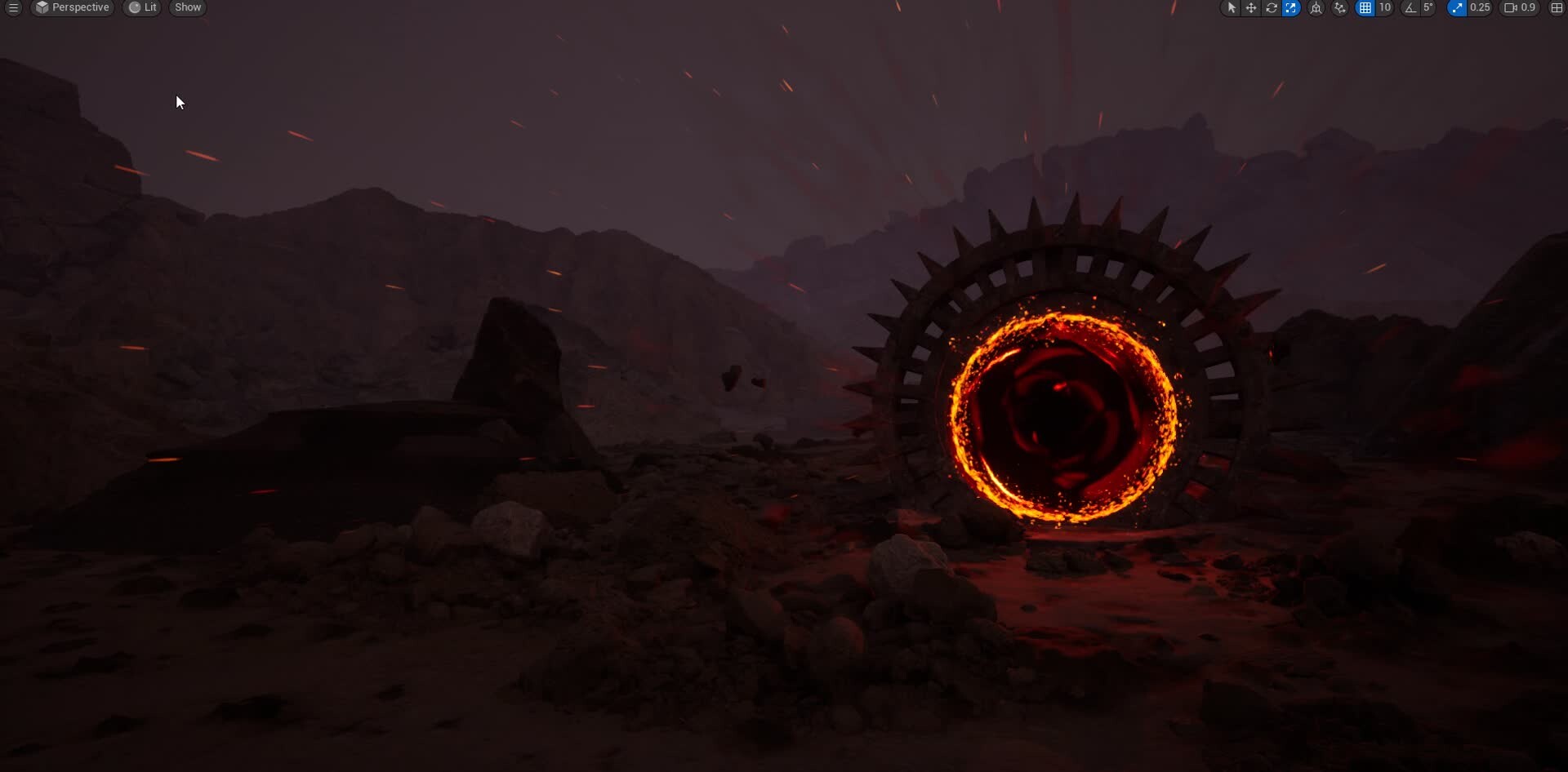 ArtStation - Lava Portal UE5