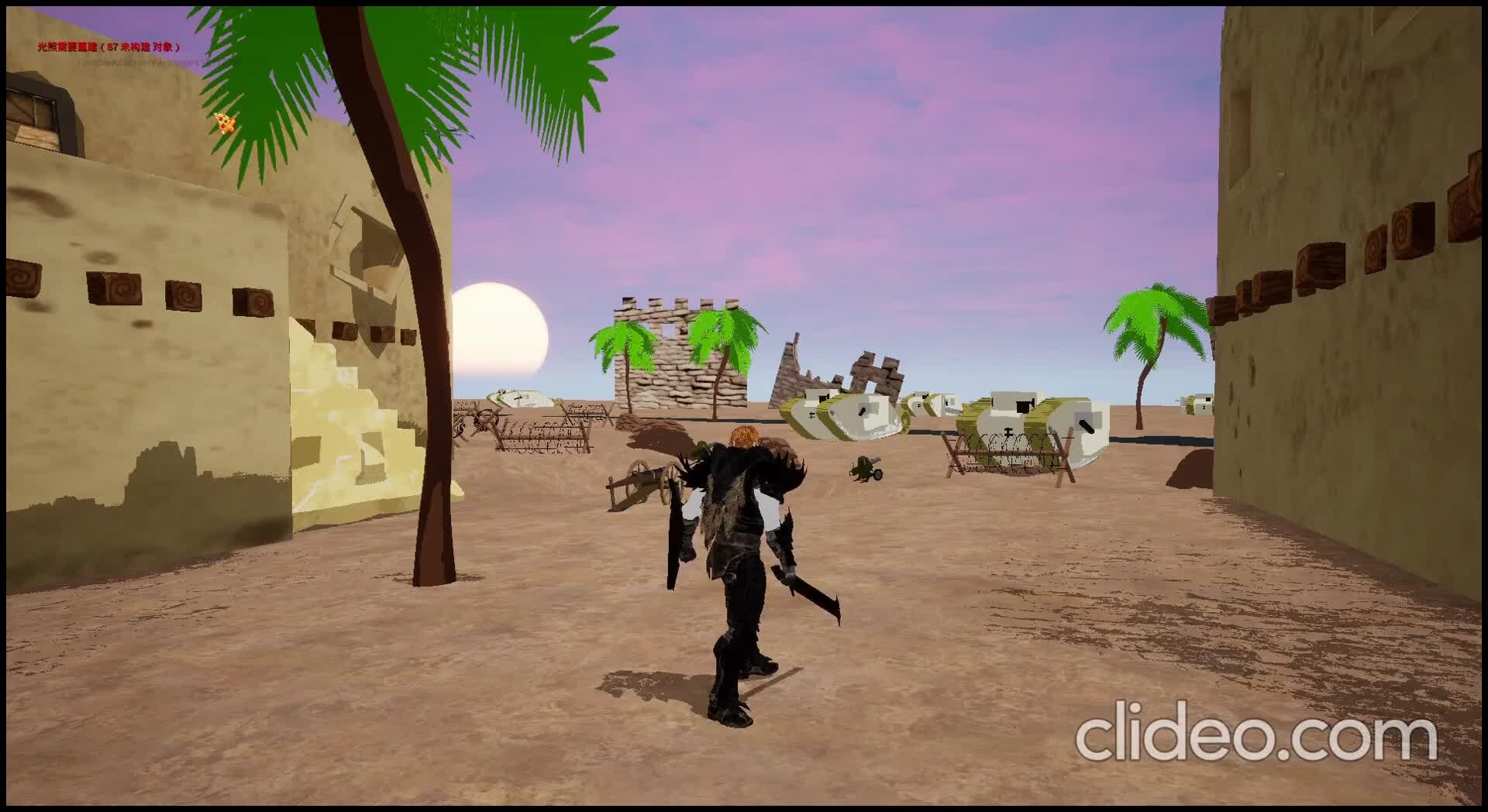 ArtStation - "The Eye Of Desert" Abandoned Fortress Level Art