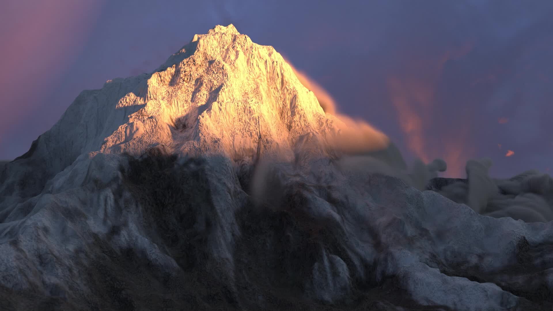 ArtStation - Mount Qomolangma