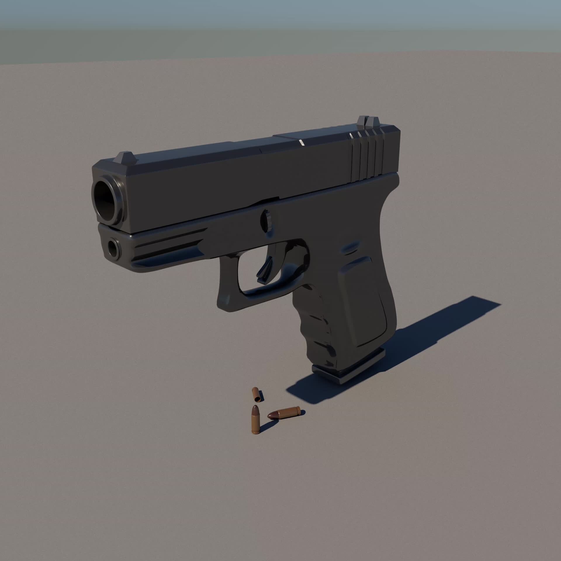 ArtStation - Pistol 3D