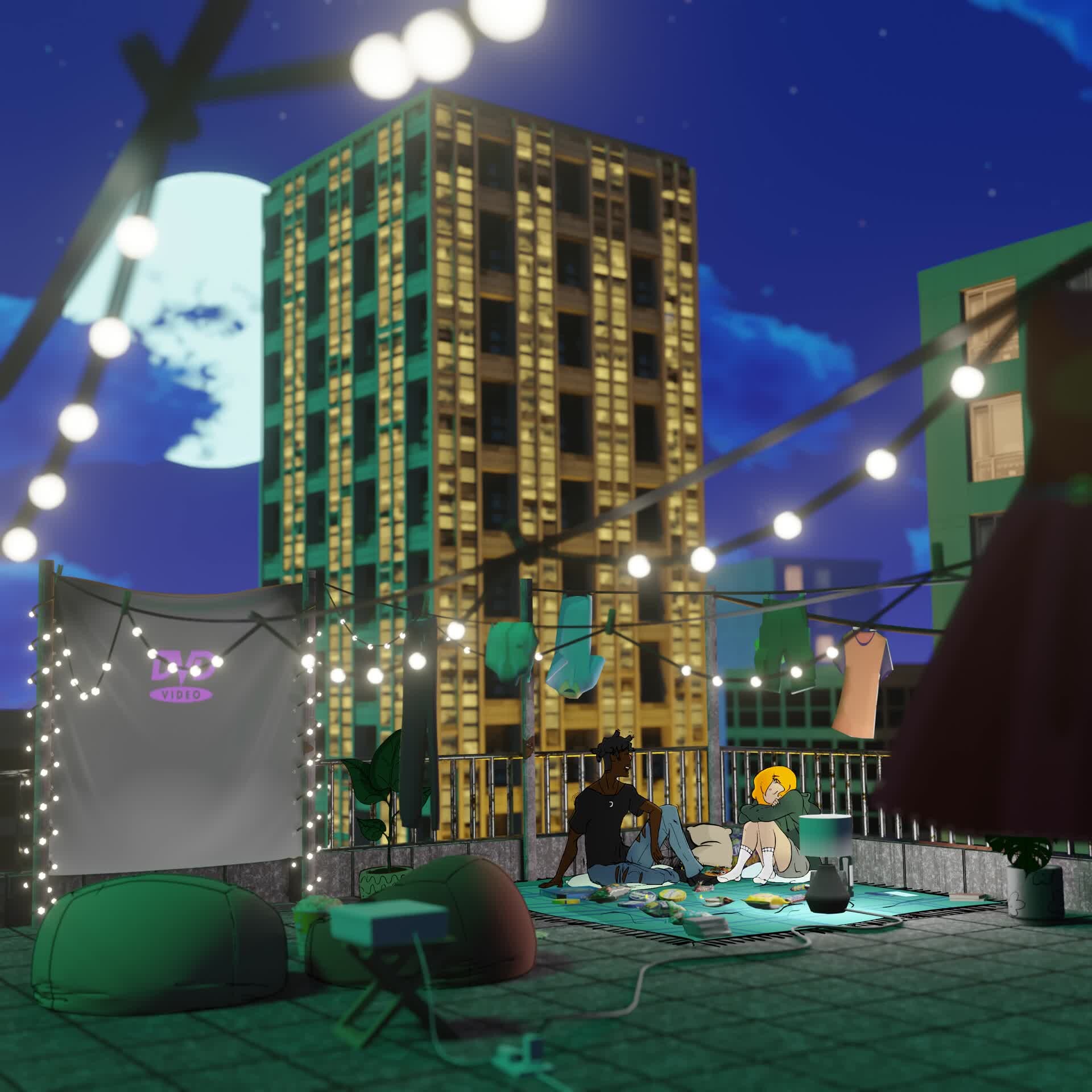ArtStation - Rooftop Date