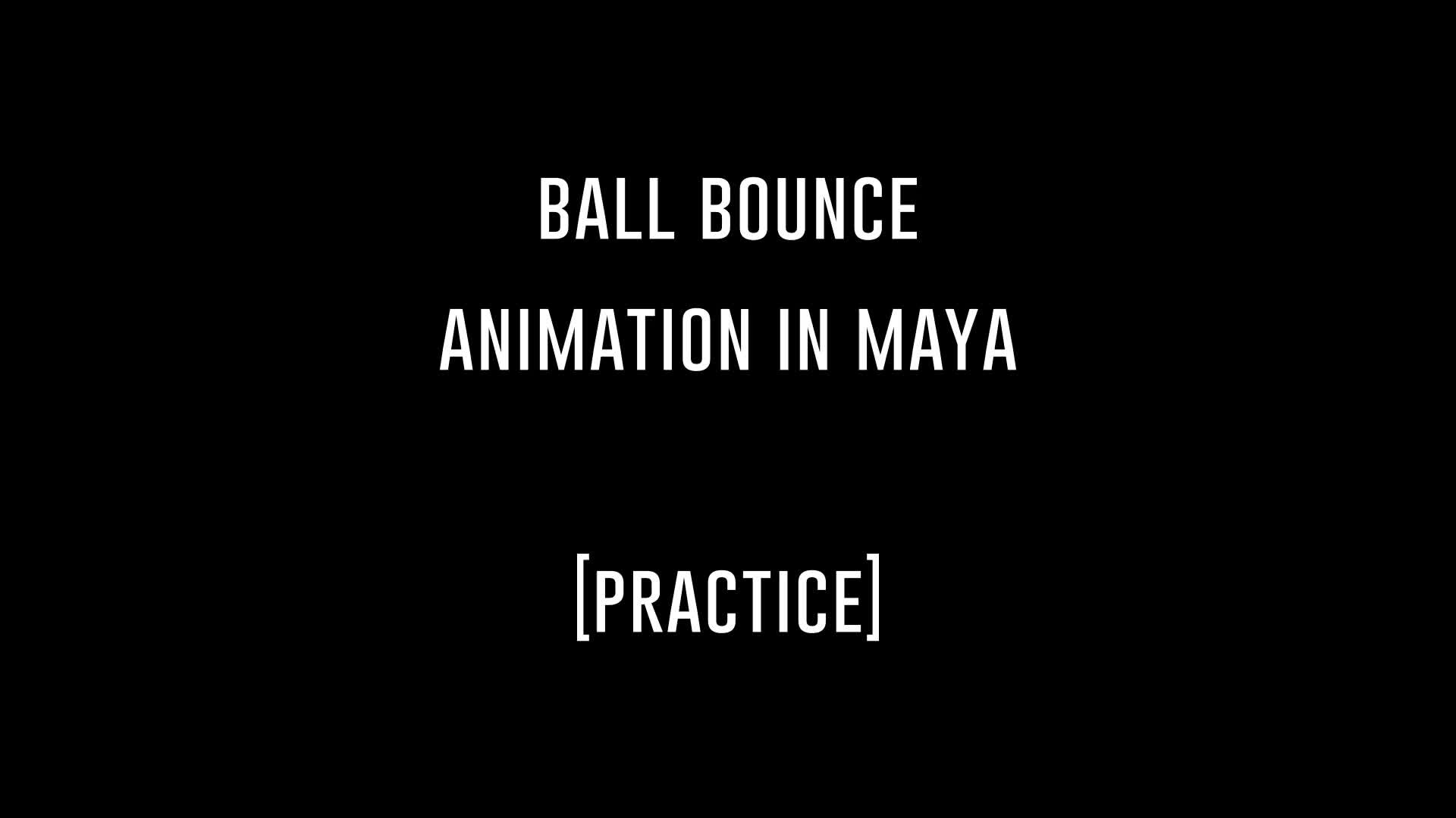 ArtStation - PRACTICE BALL BOUNCE ANIMATION