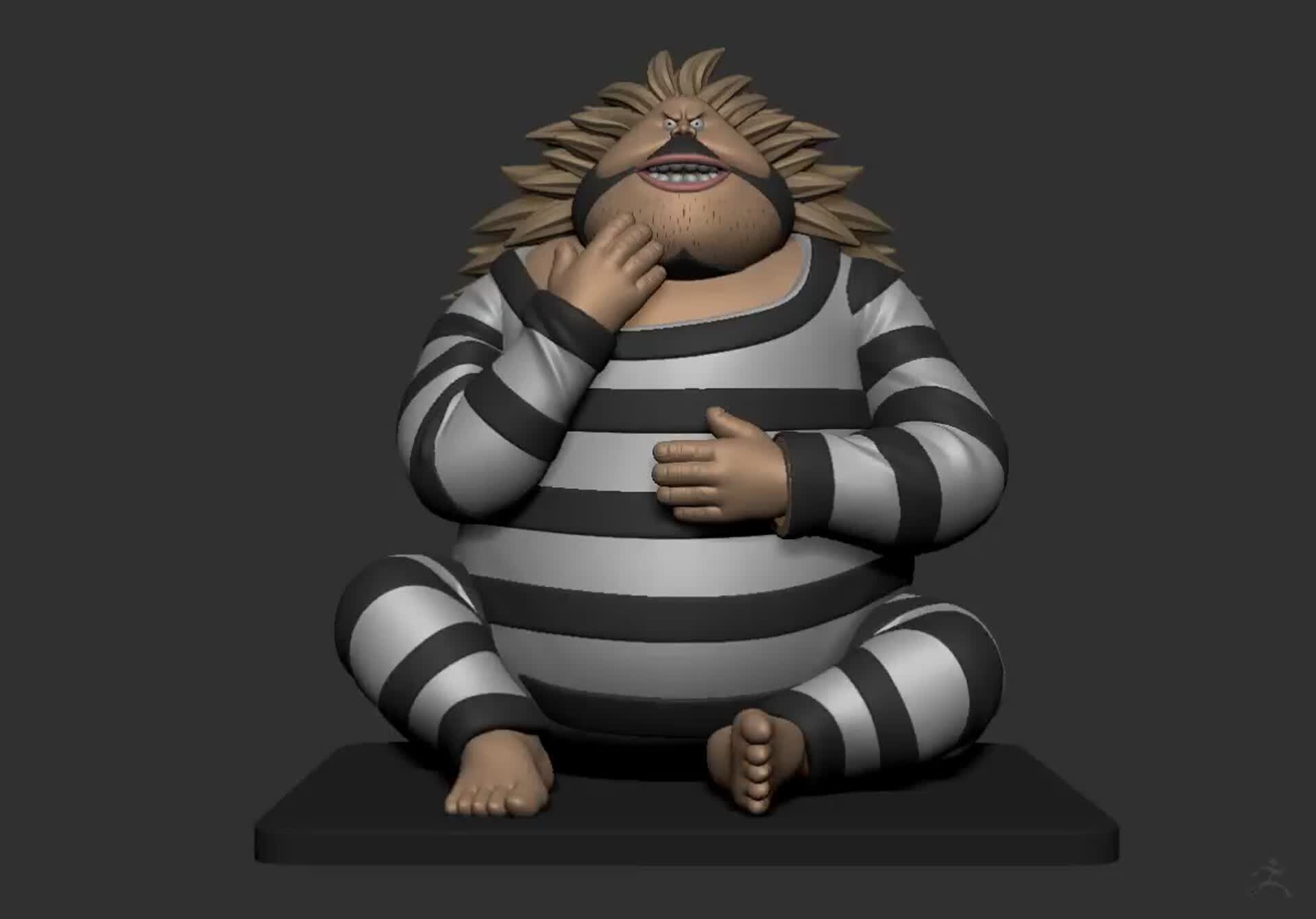 ArtStation - One Piece 3D Print Model San Juan Wolf