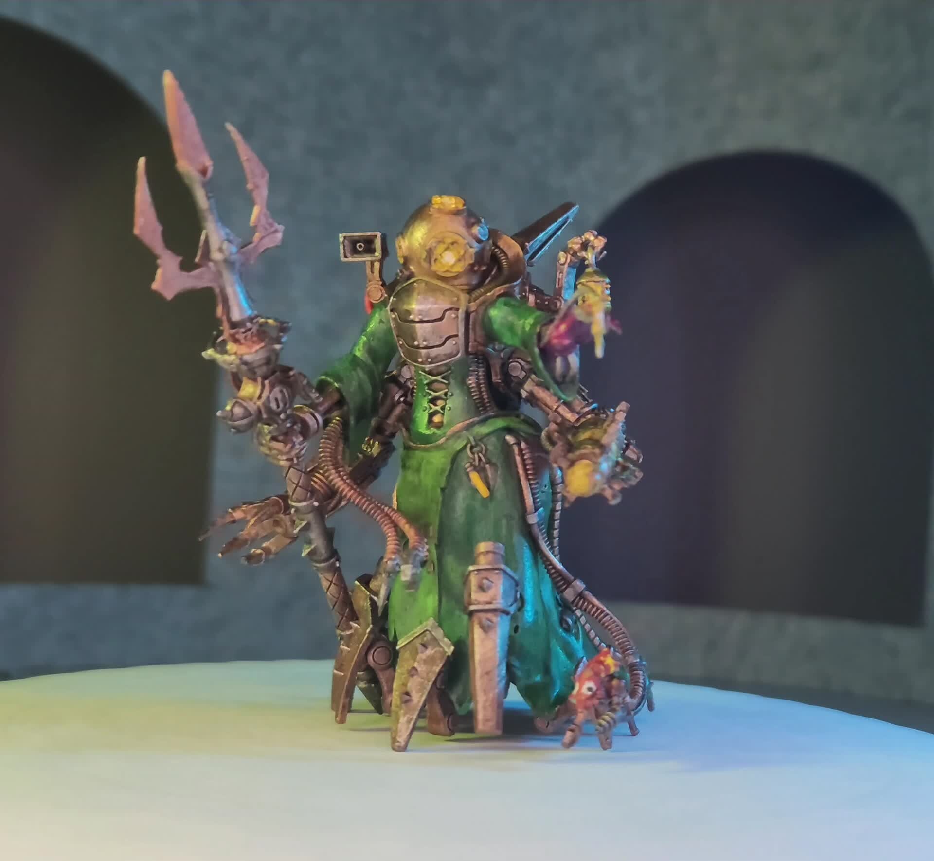 ArtStation - Bioshock-inspired WH40k Miniature