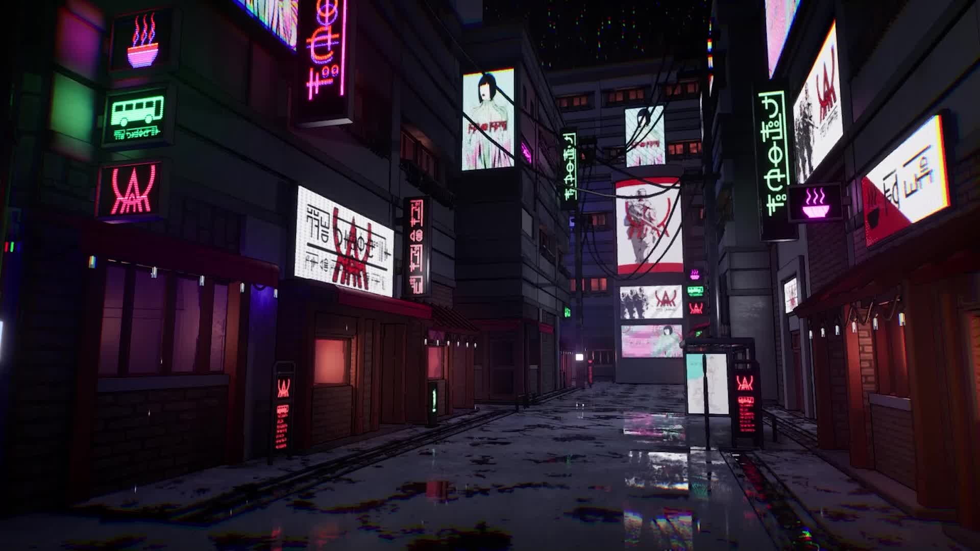 ArtStation - Cyberpunk City Block