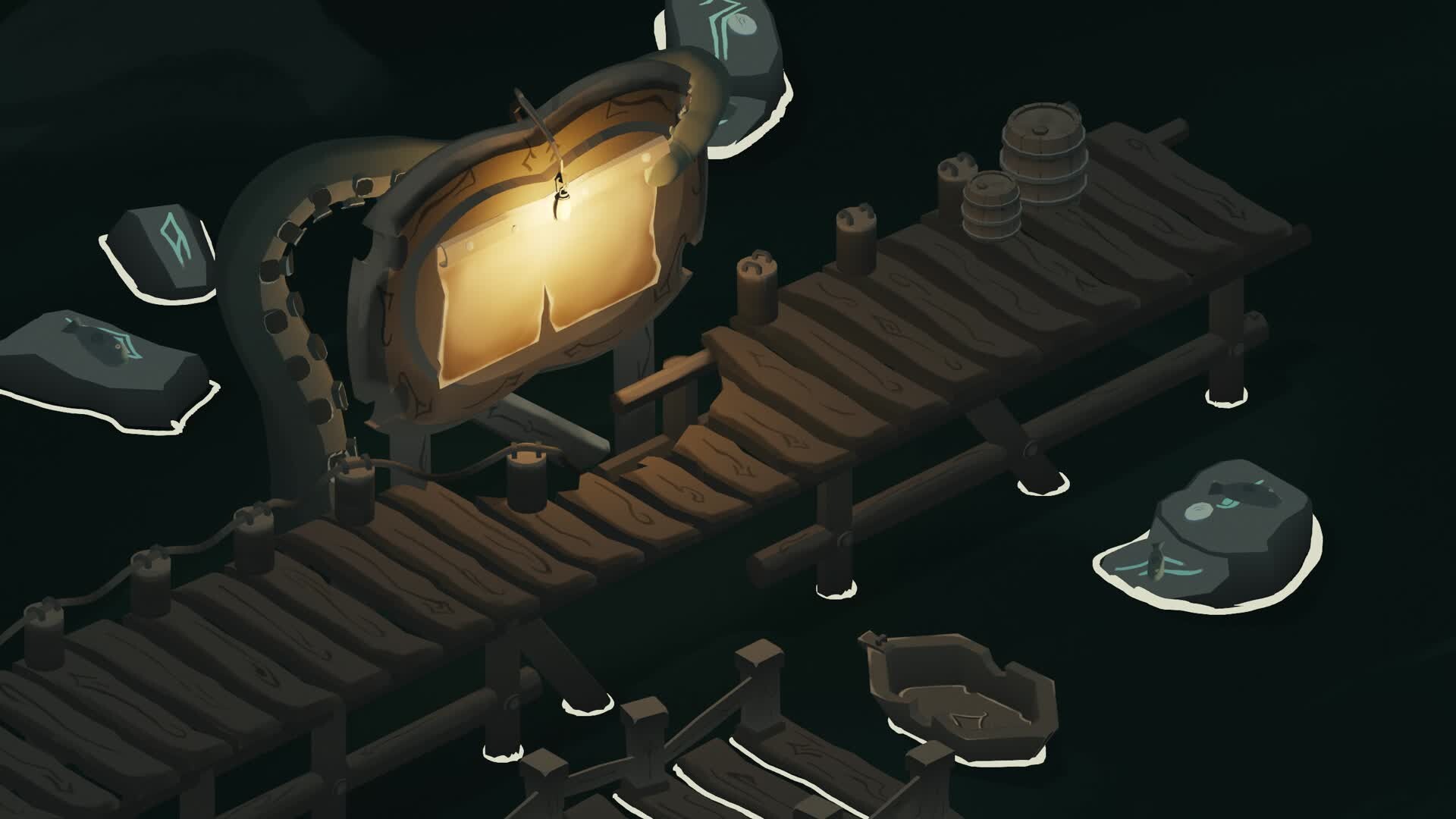 ArtStation - Stylized Water Docks