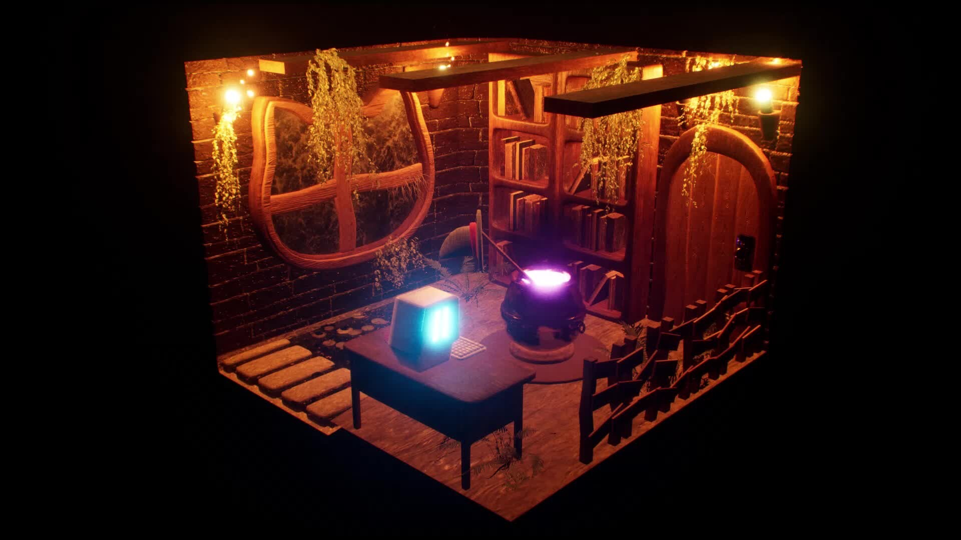 ArtStation - Witches Potion Room