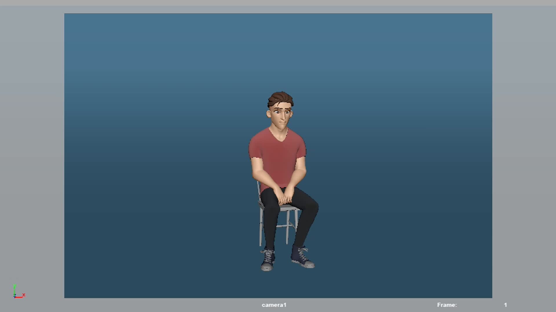 ArtStation - Sit to stand Animation