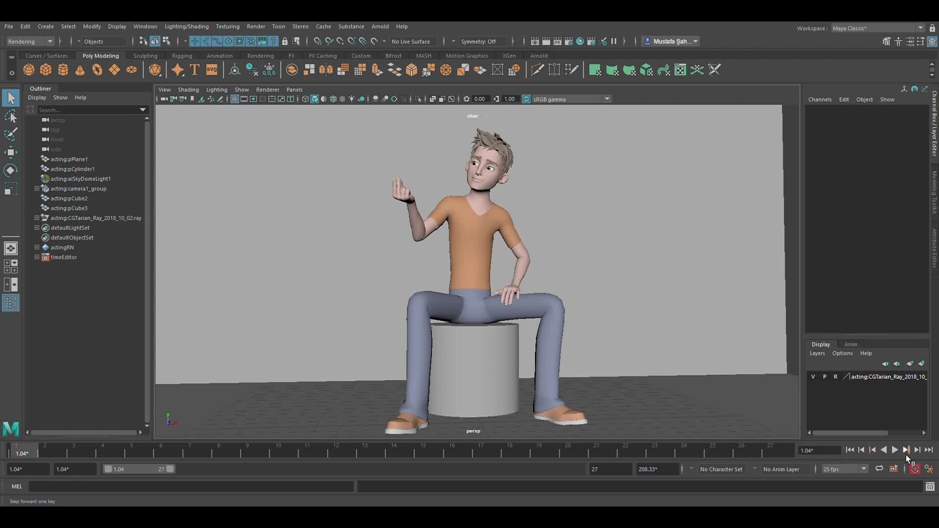 ArtStation - 3D Finger Snap Animation