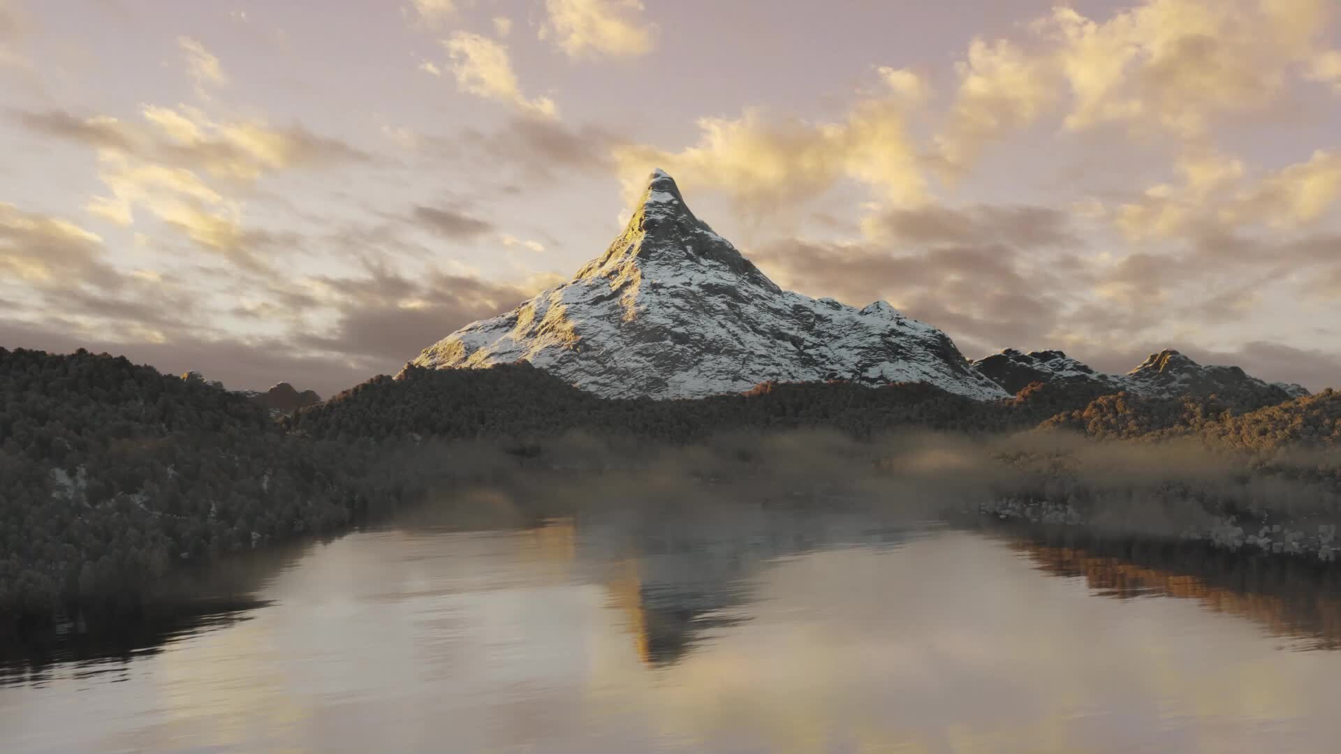 ArtStation - Mountain Lake environment tutorial