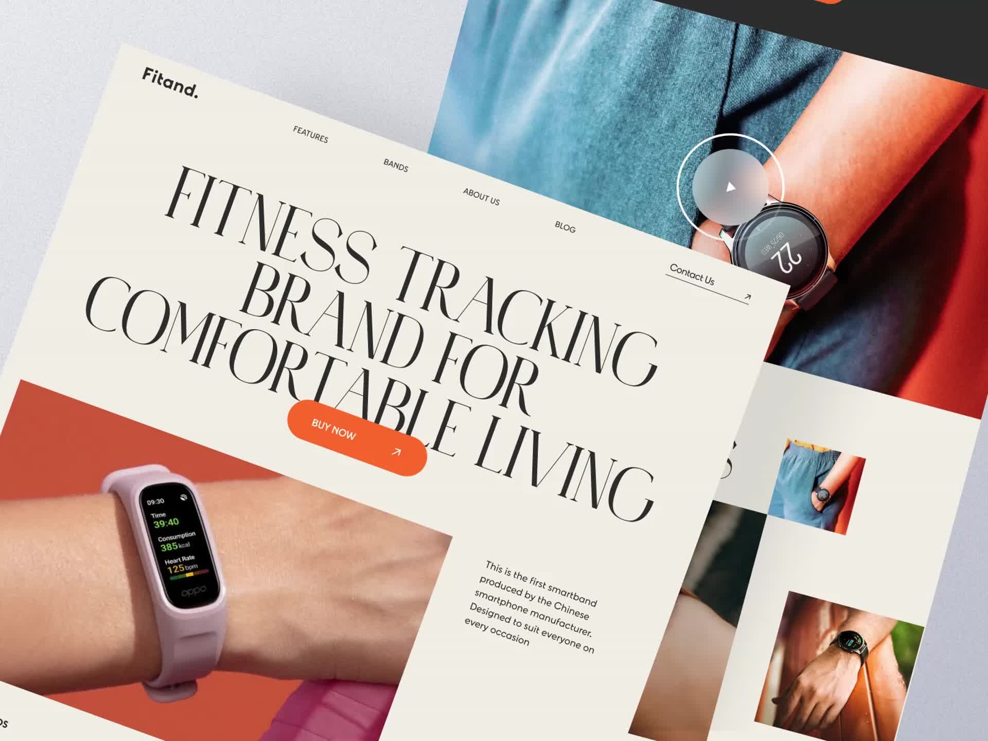 ArtStation - E-commerce Web Landing Page(Animated Version)