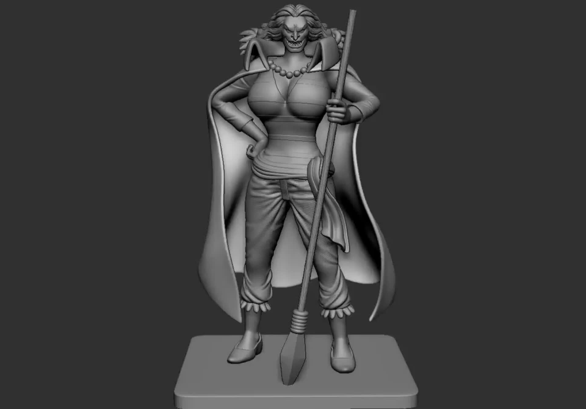 ArtStation - One Piece Catarina Devon 3d model for 3d print
