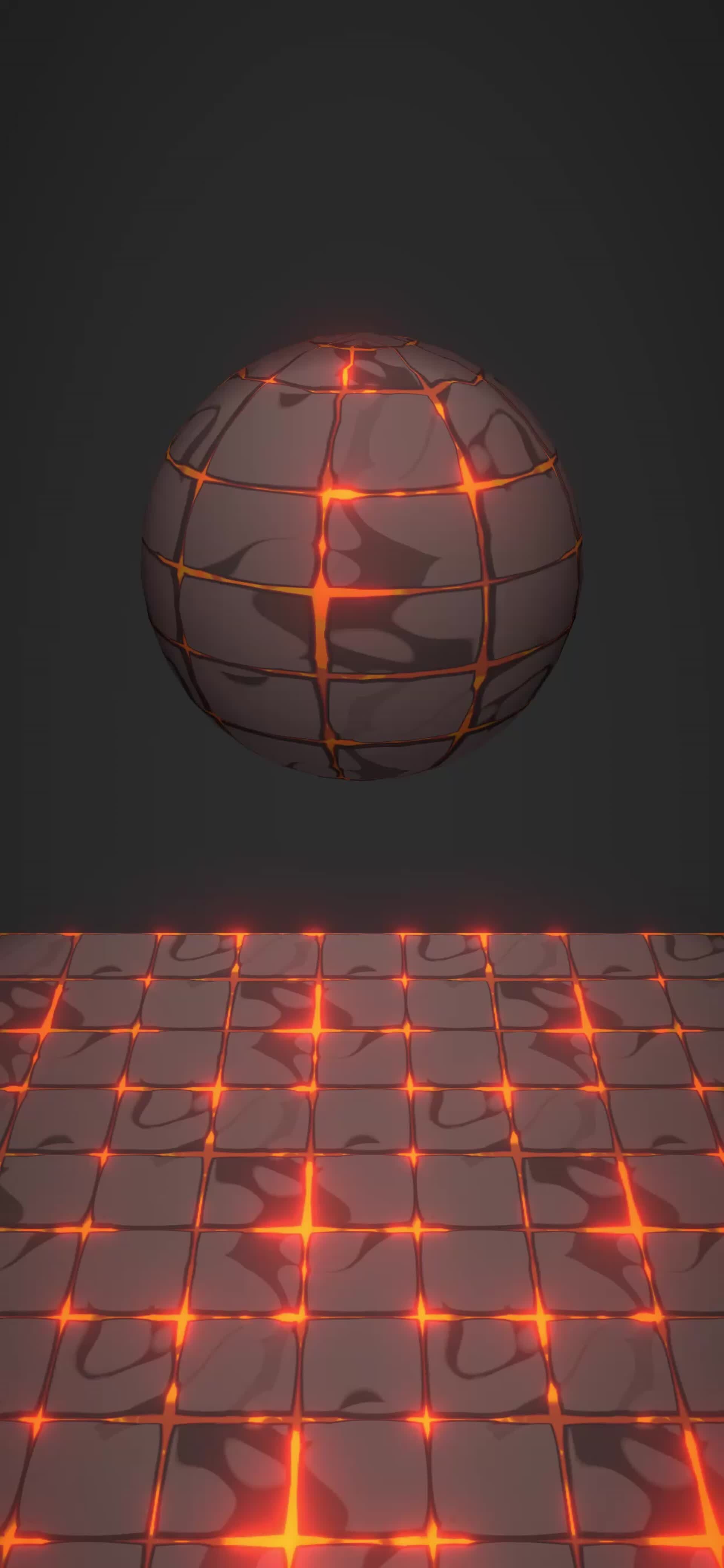 ArtStation - Stylized Lava Tiles