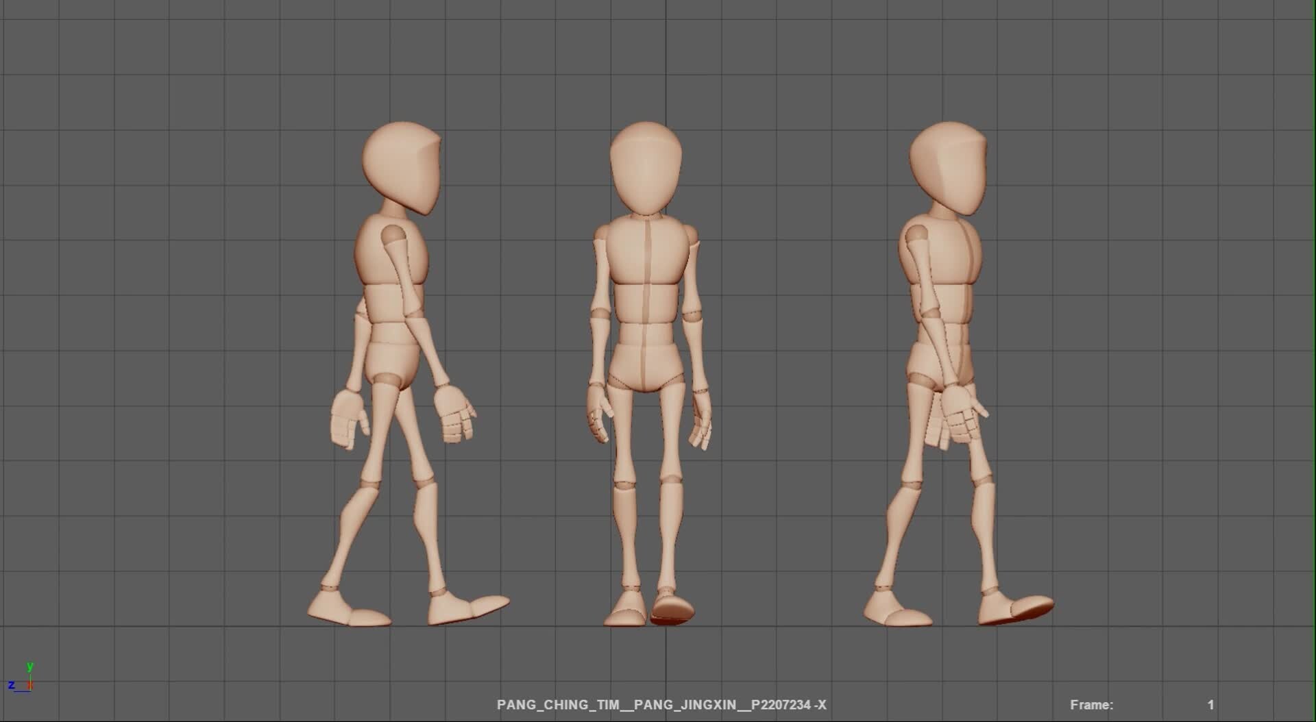 ArtStation - Walk and Jump Cycle