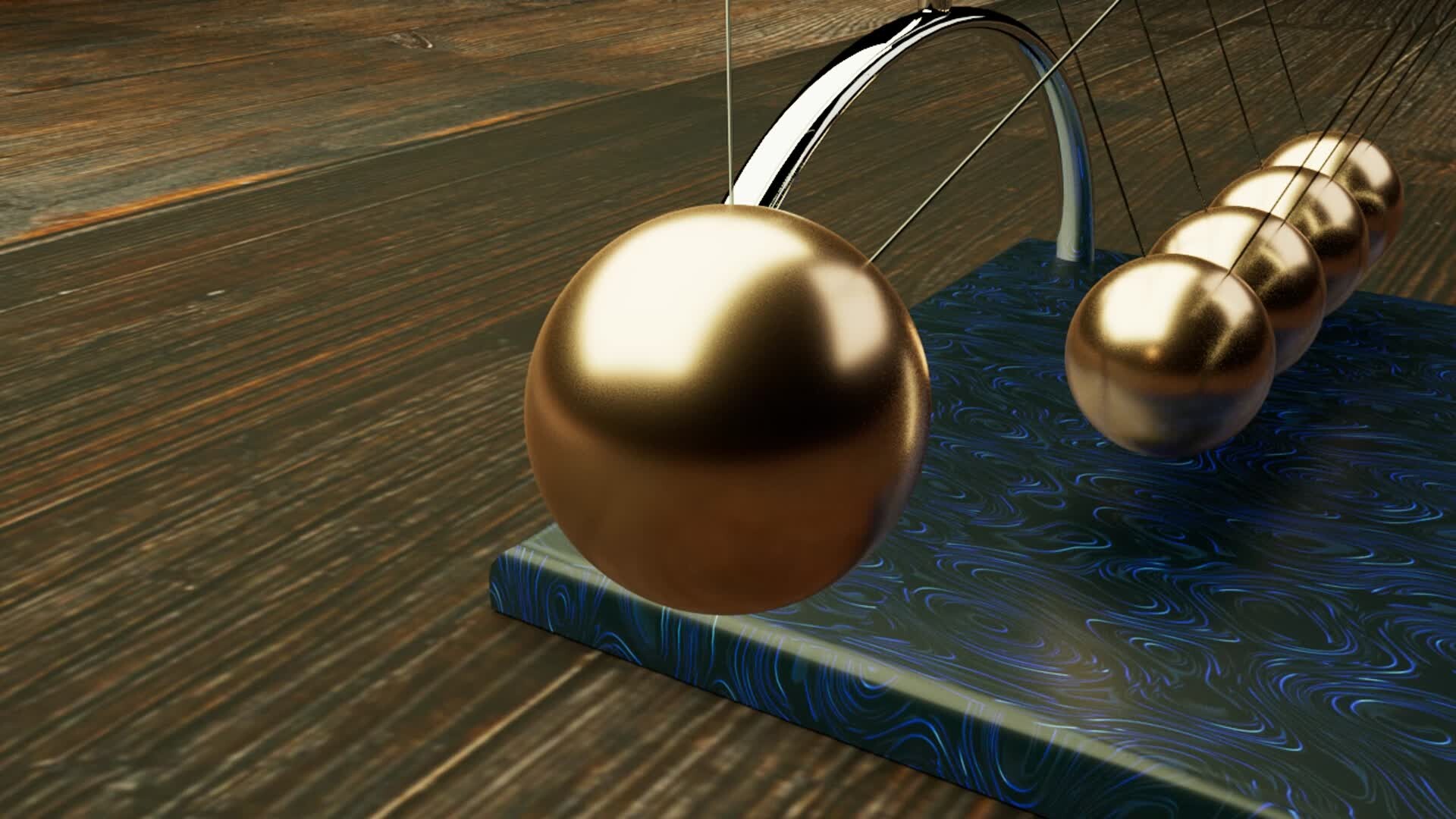 ArtStation - Newton's Pendulum.