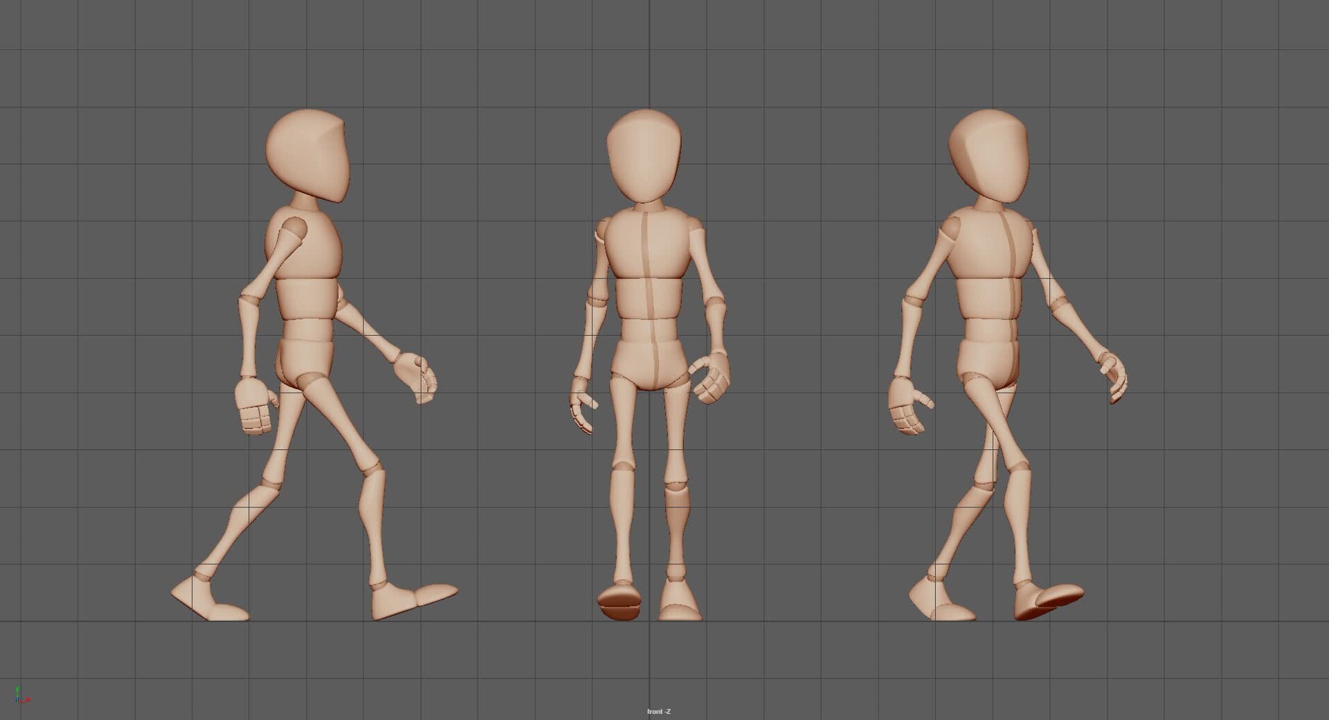 ArtStation - Walk and Jump Cycle Animation