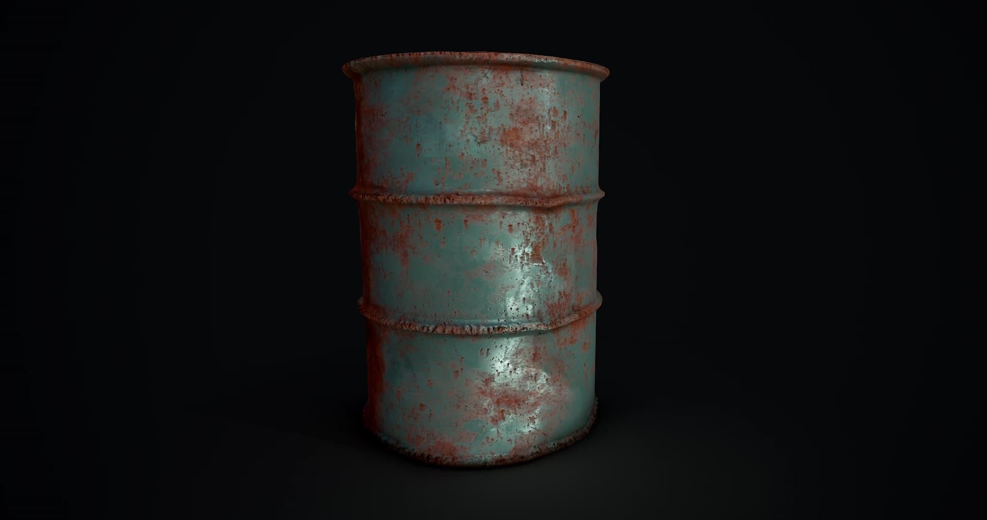 ArtStation - Metal Barrel - Prop