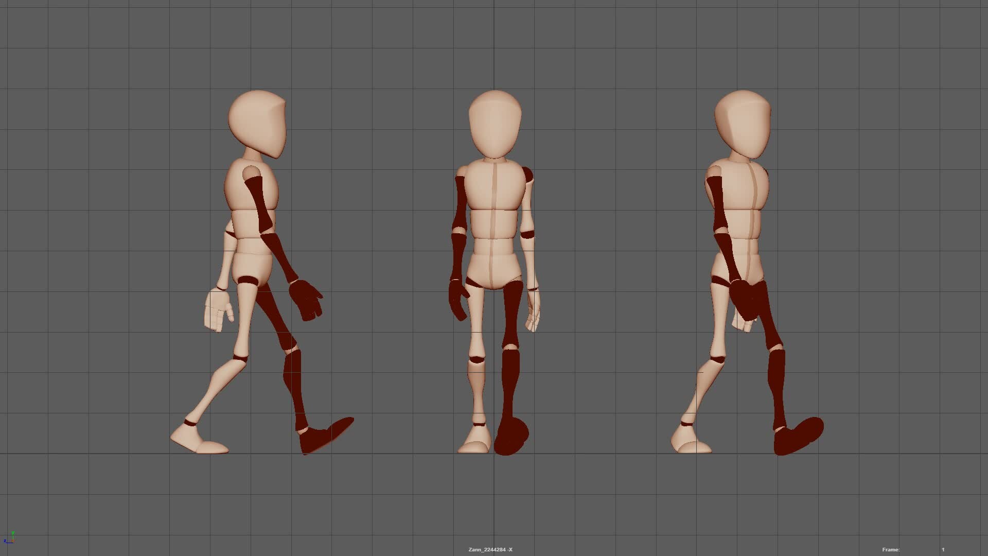 ArtStation - 3D Character Body Mechanics (Walk and Jump)