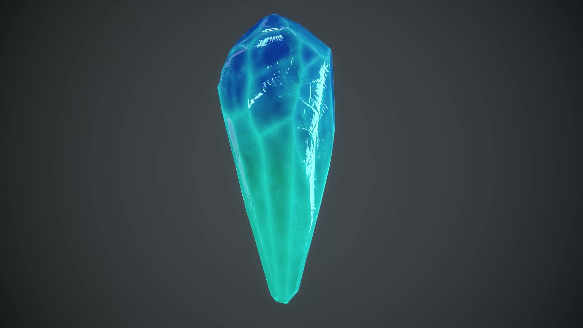 ArtStation - Stylized Blue Crystal