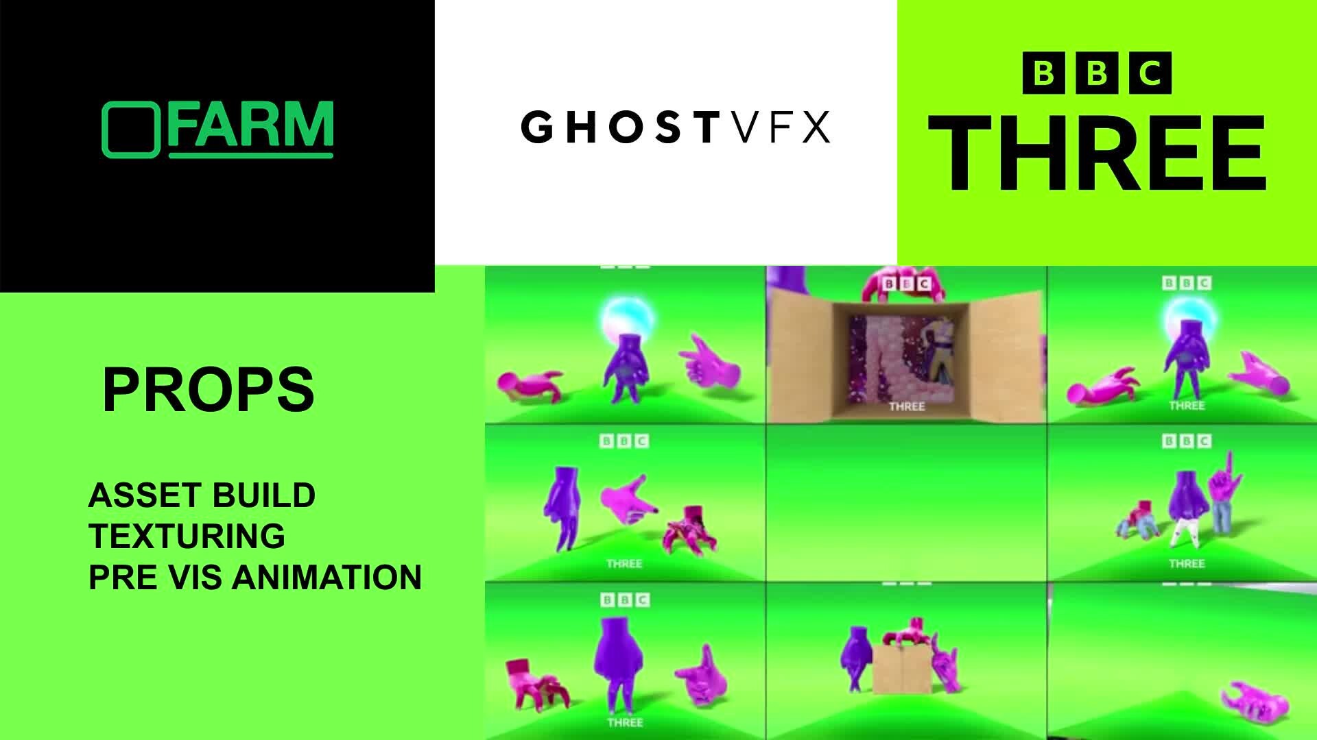 Dan Baddeley - Studio work - TheFarm/GhostVFX