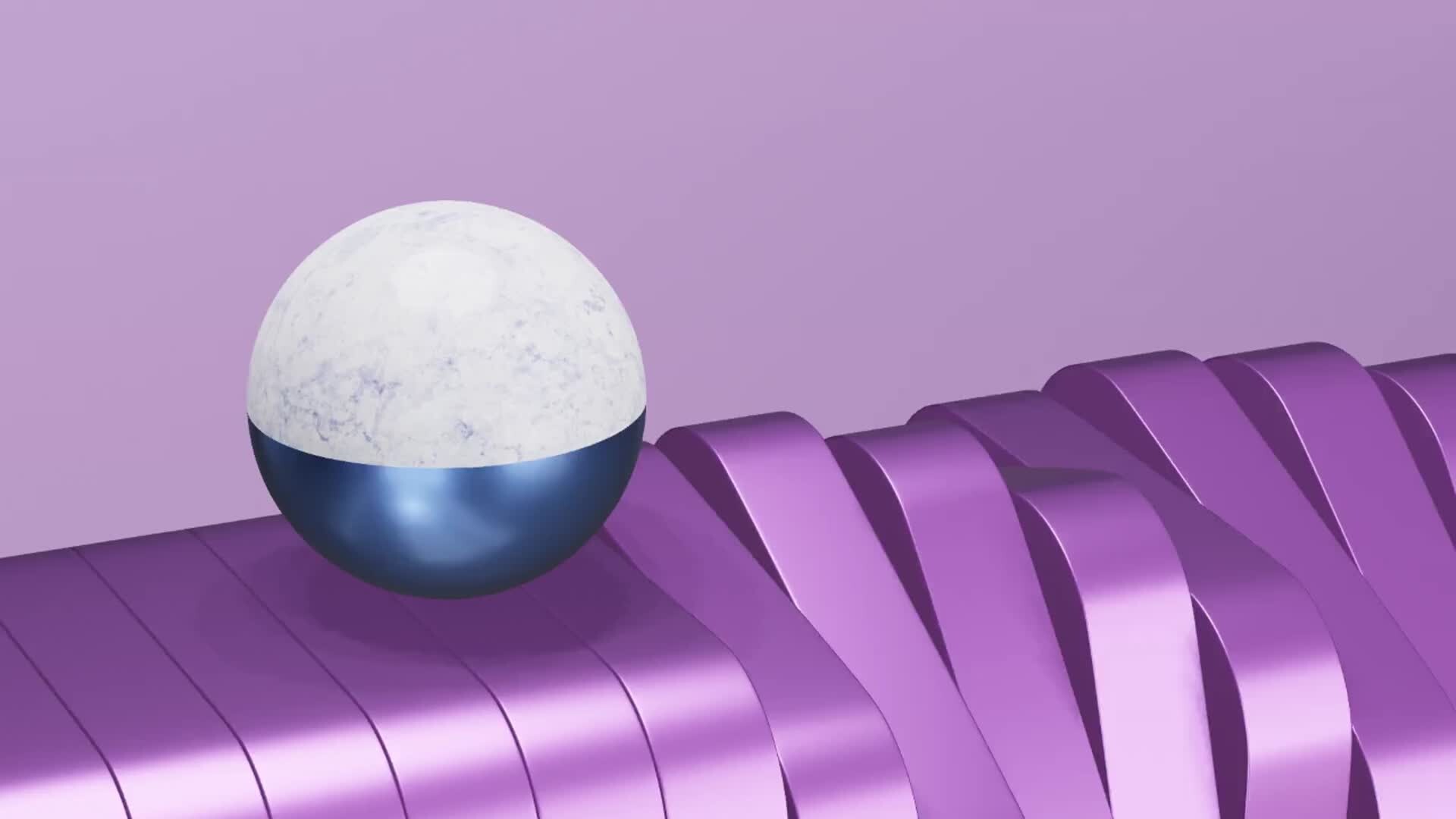 ArtStation - 3D Satisfying Ball Animation Made in Blender