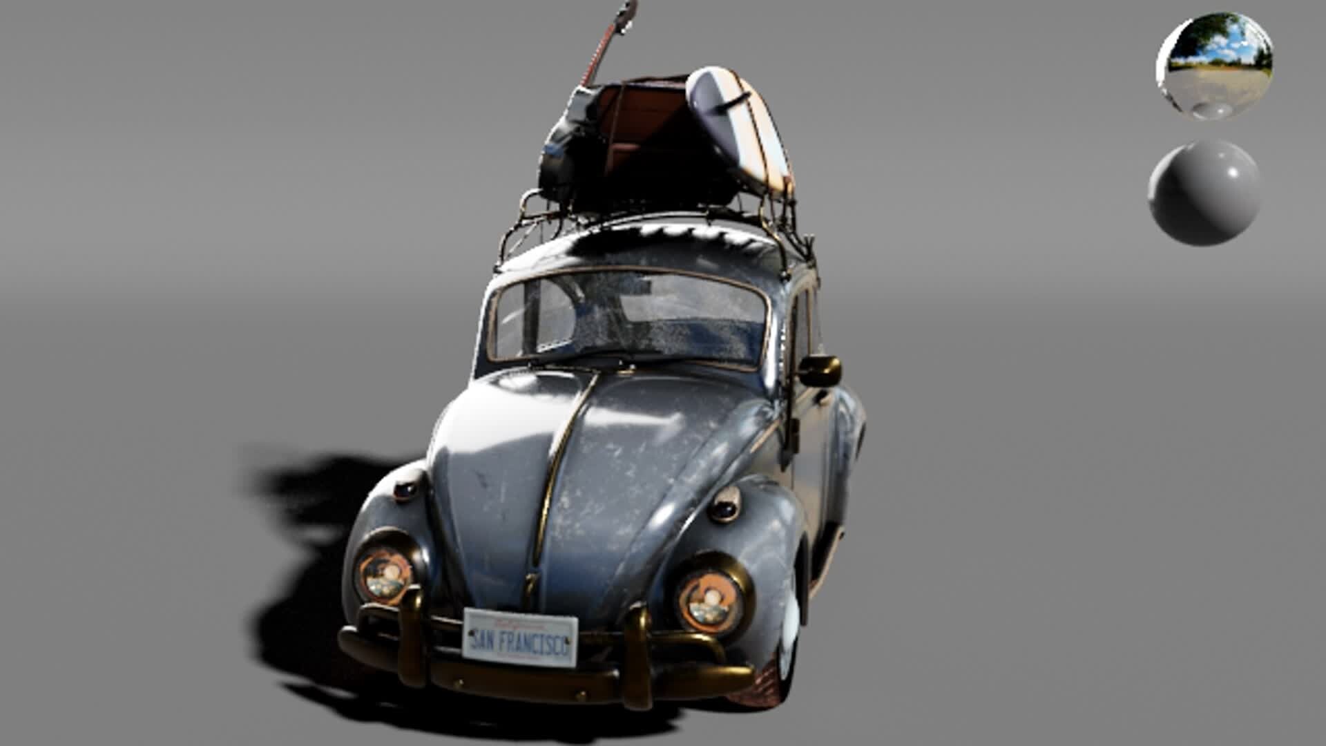 ArtStation - Beetle + Camper Texture