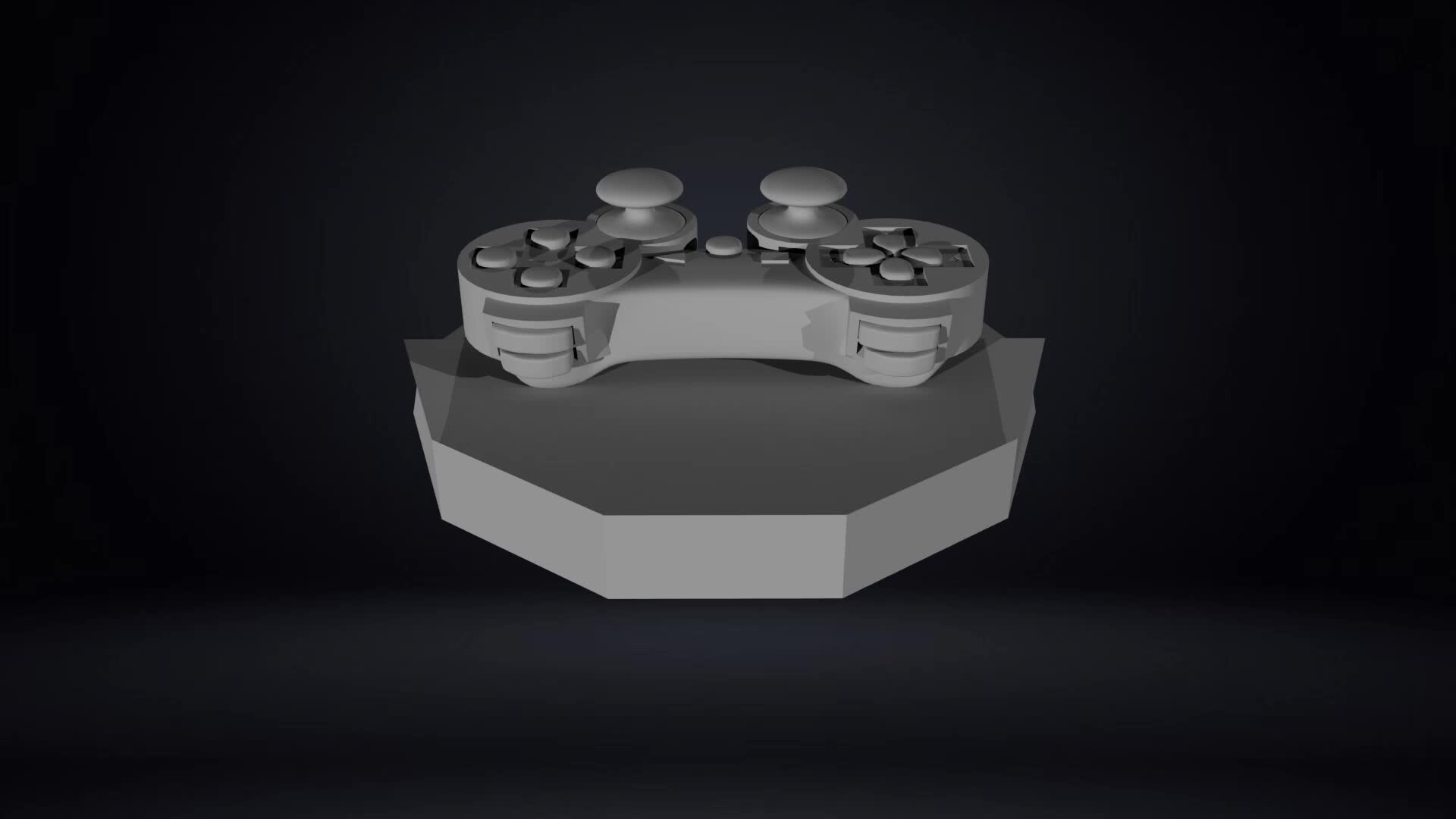 ArtStation - High poly Playstation controller