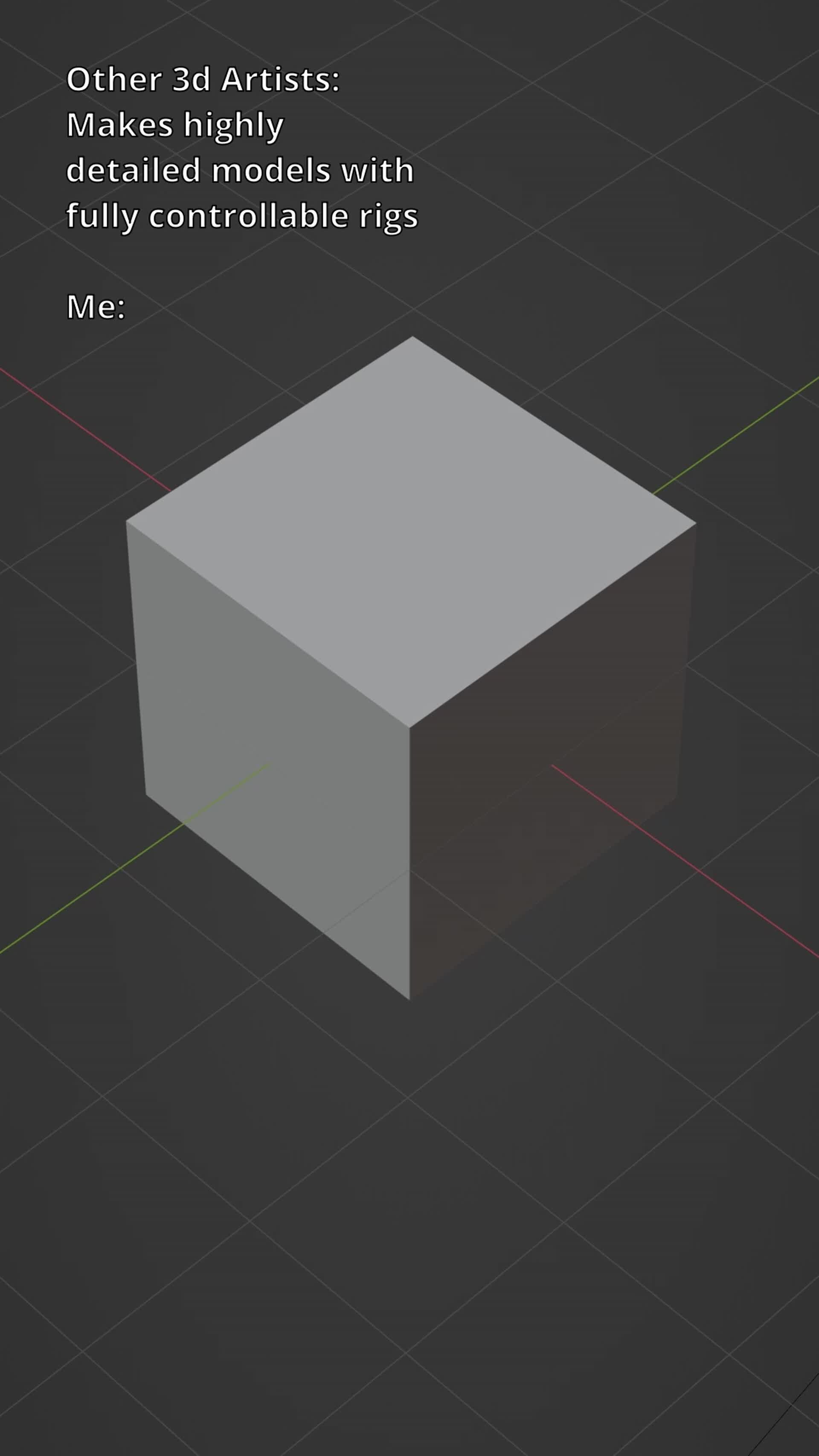 ArtStation - Default Cube Meme