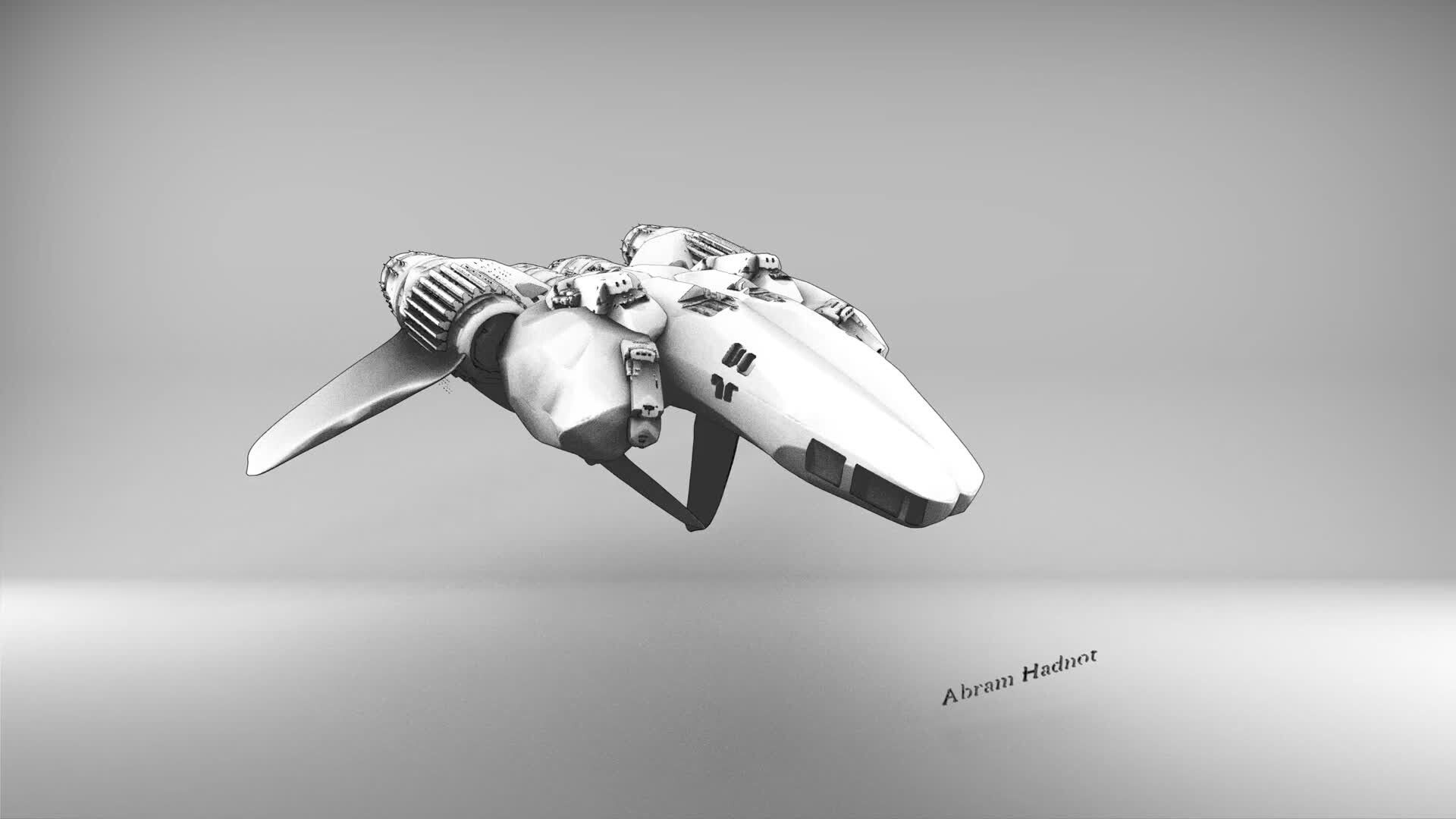 ArtStation - Morningstar patrol ship