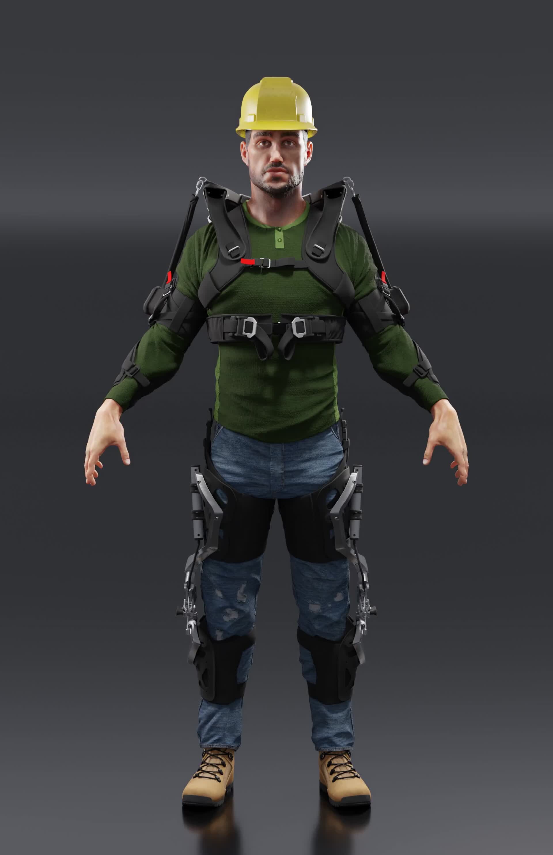 ArtStation - Uplift Exoskeleton by Mawashi