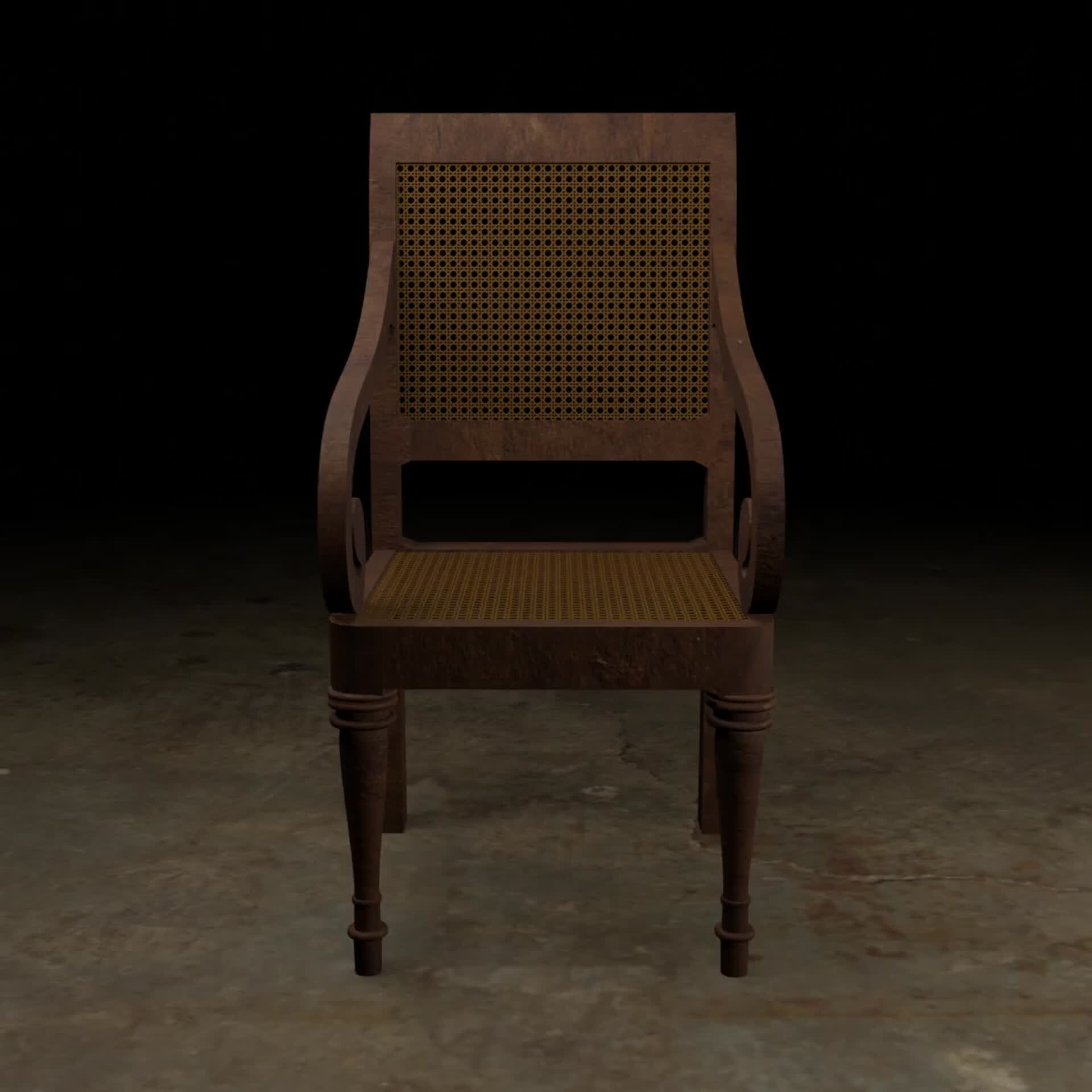 ArtStation - Realistic Retro chair