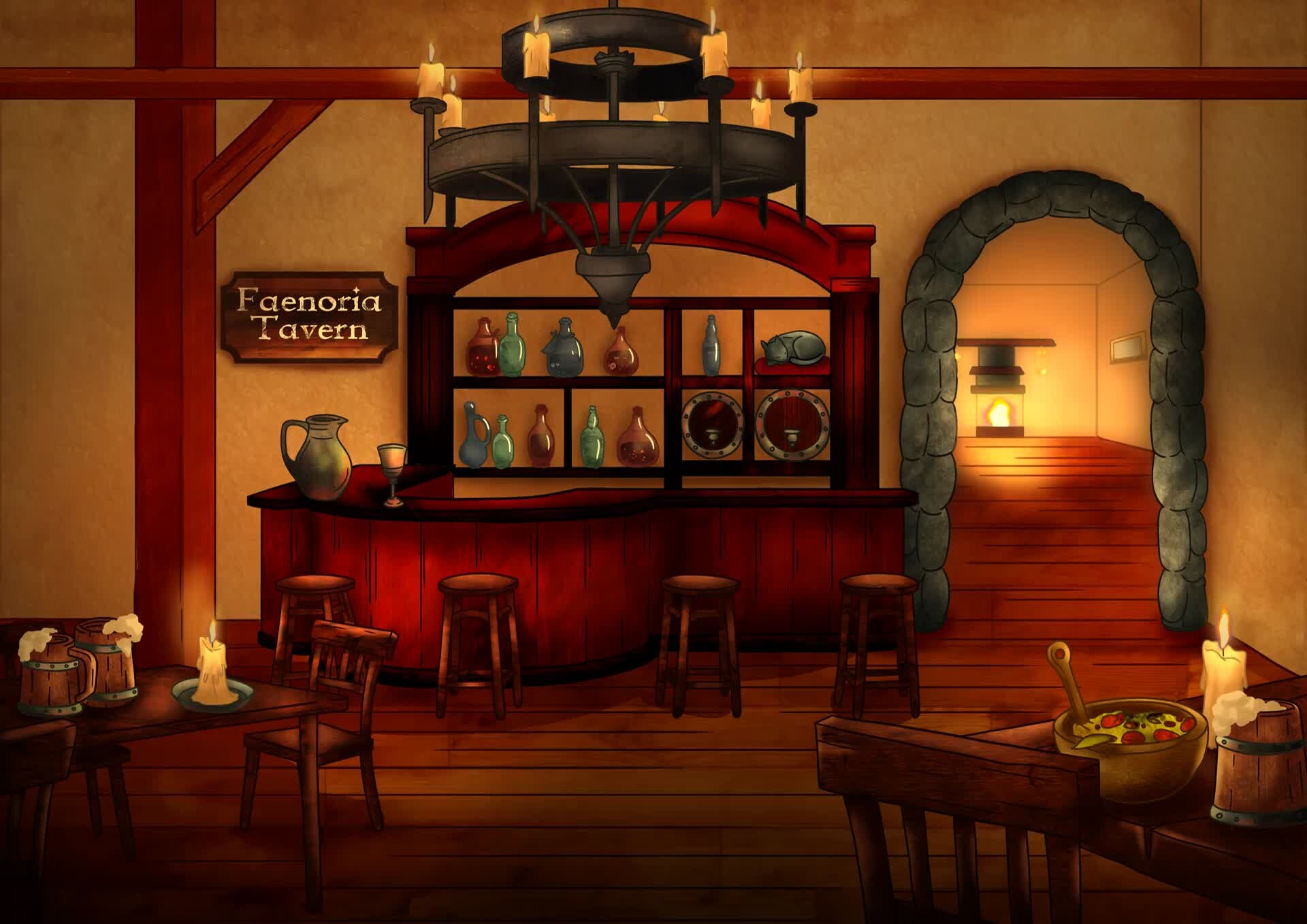 ArtStation - Simple Tavern Animation