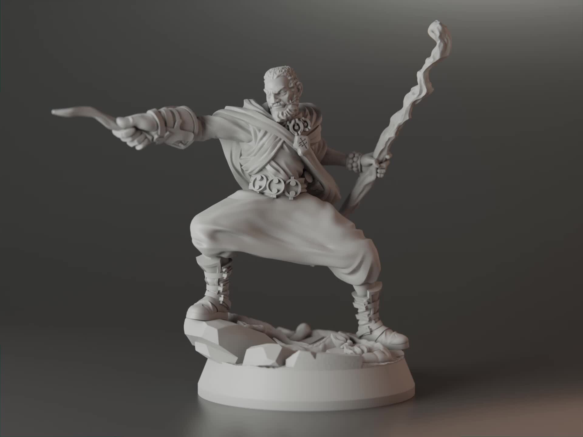 ArtStation - Descent: Legends of the Dark - Act 2 Miniature - Syrus