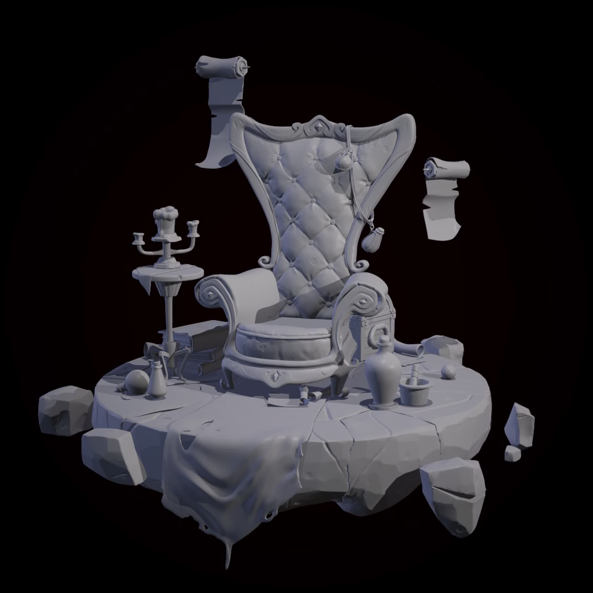 ArtStation - Stylized Chair